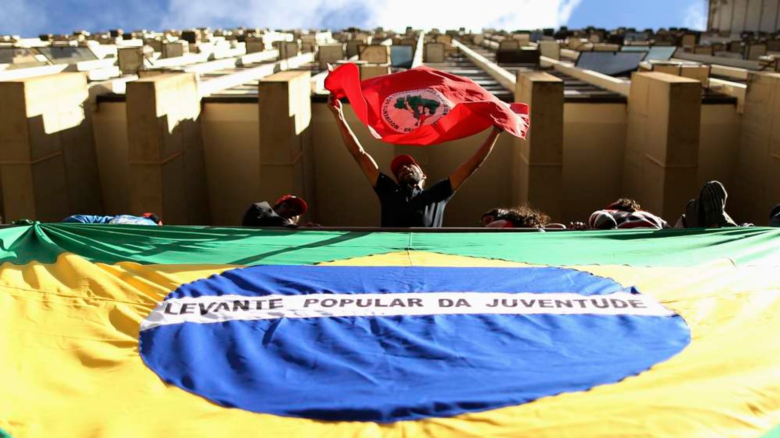 Brazil Strikes: Thousands Walk Off The Job | World News | Sky News