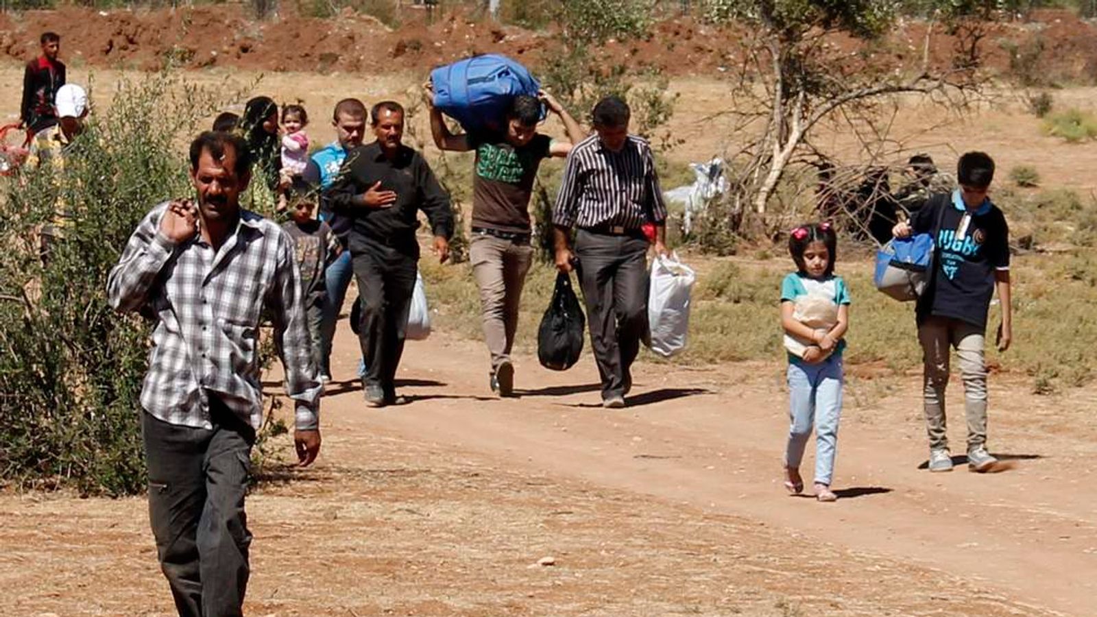 Turkey Builds Wall At Syria Border Troublespot | World News | Sky News