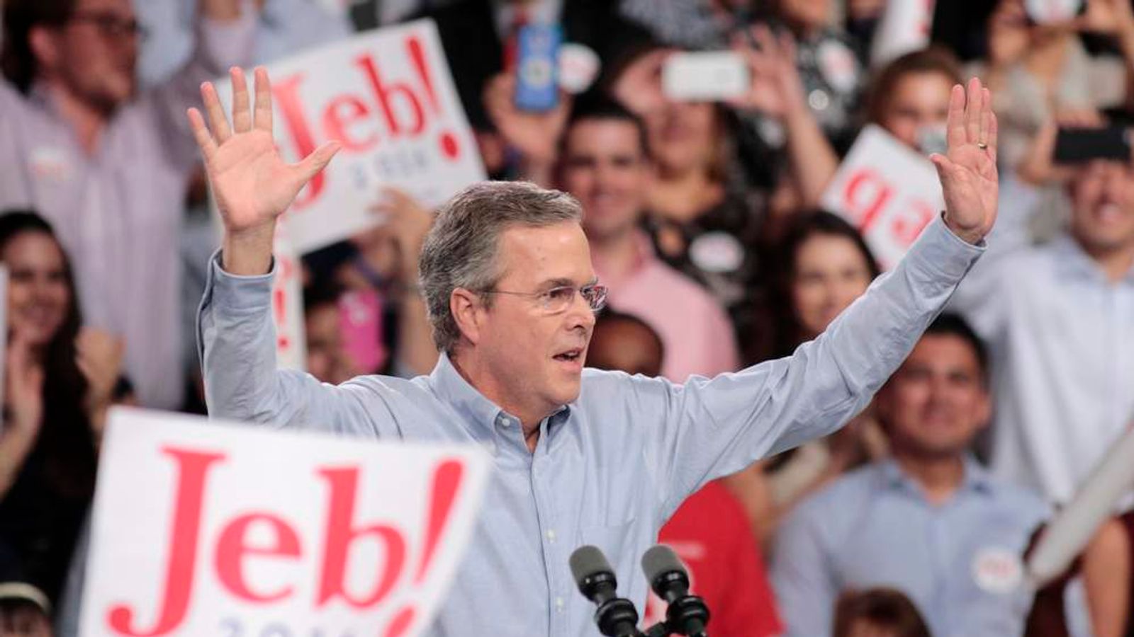 Jeb Bush Kicks Off 2016 White House Bid | US News | Sky News
