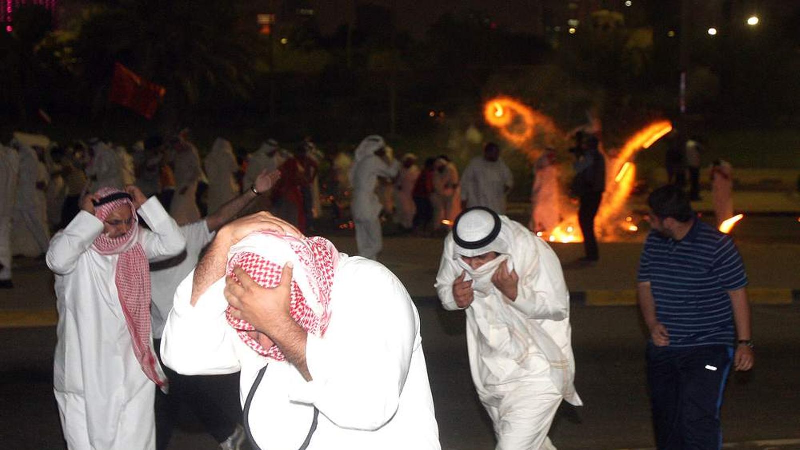 Kuwait Protests: Police Battle Opposition | World News | Sky News