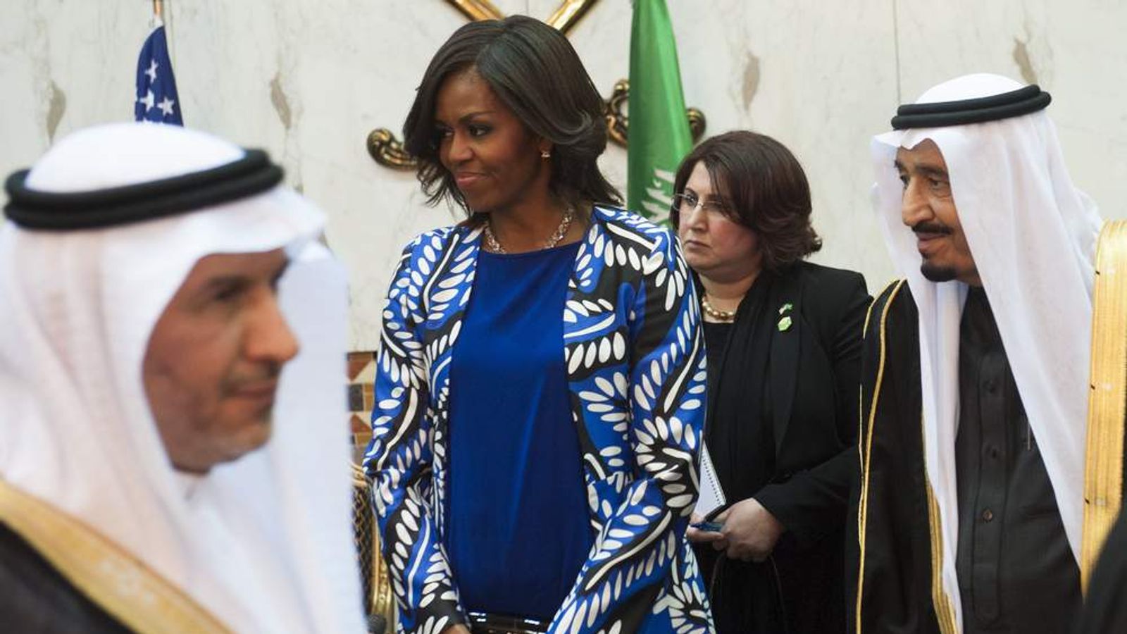 Was First Lady Being Headstrong In Saudi Arabia? | World News | Sky News