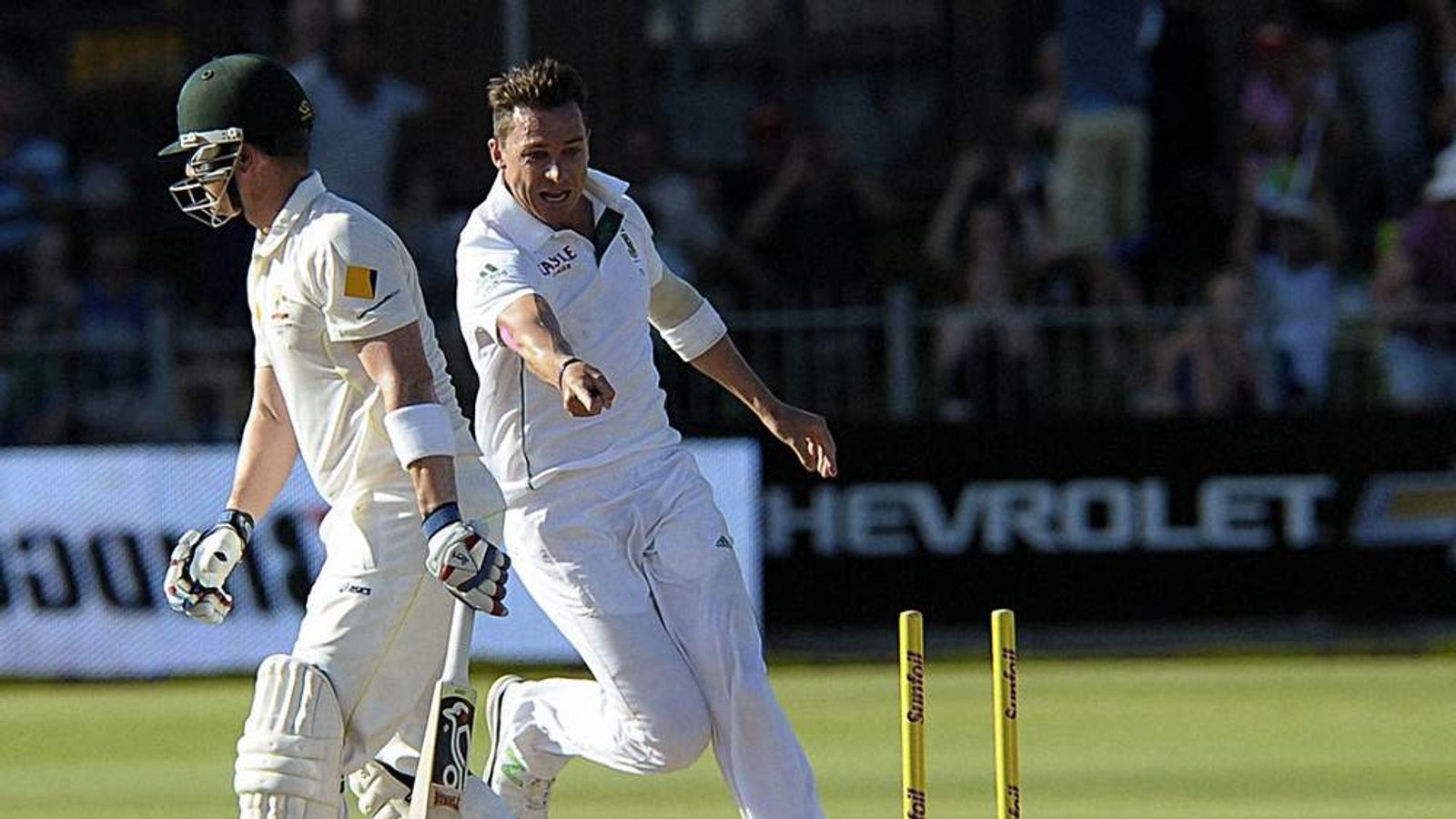 Steyn Cleans Up Aussies In Second Test | Scoop News | Sky News