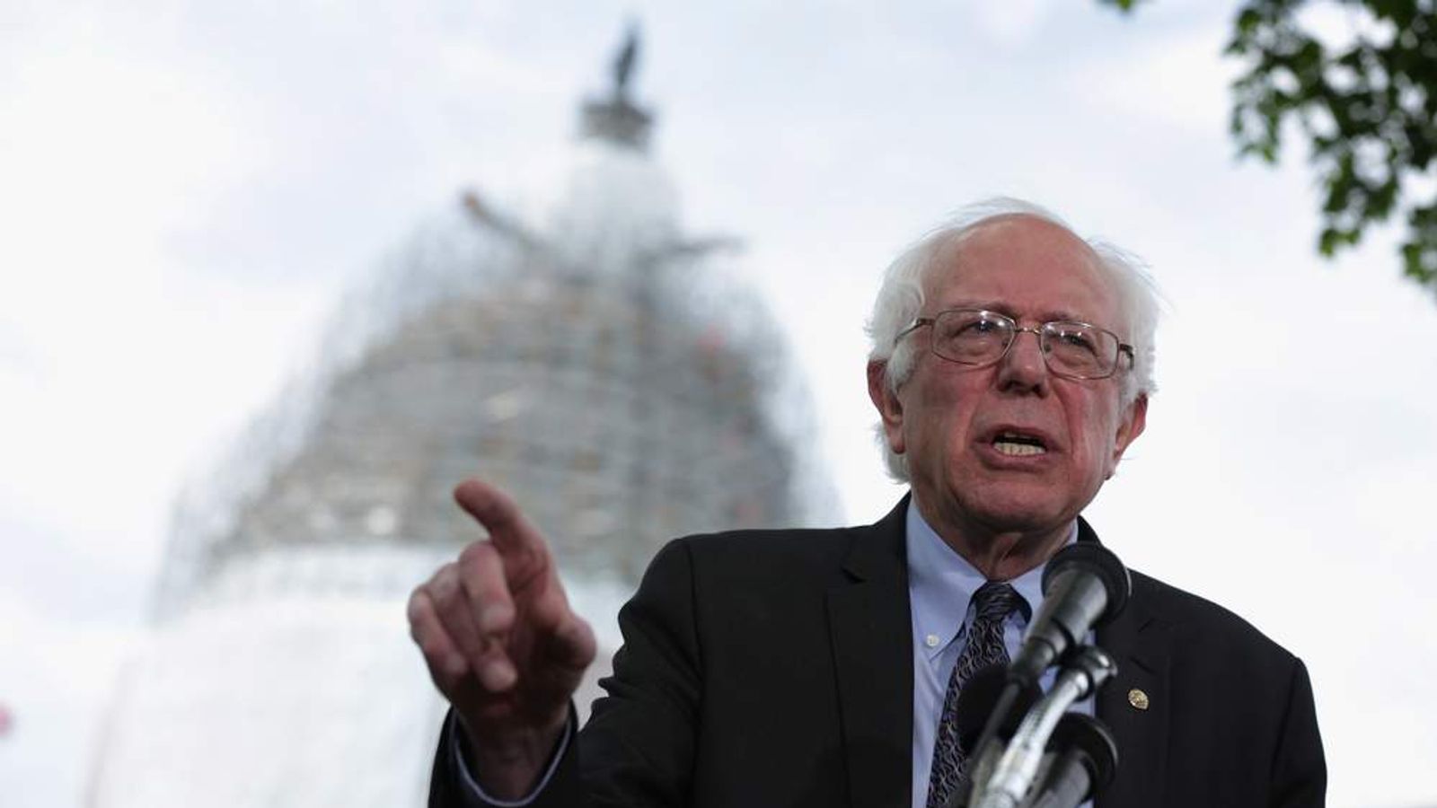 Senator Bernie Sanders Enters White House Race | US News | Sky News