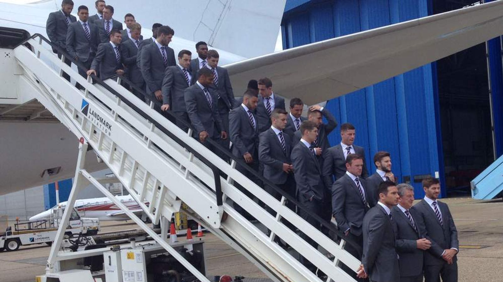 England Squad Fly Out To Miami Camp | Scoop News | Sky News