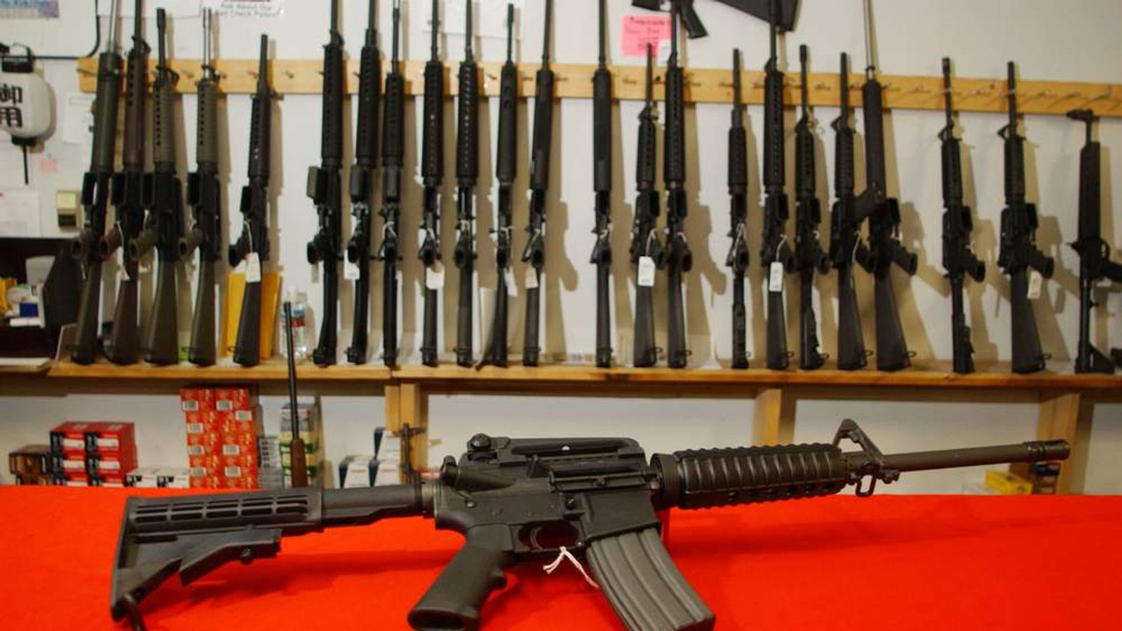 Congressman Offers AR-15 Assault Rifle Prize | US News | Sky News