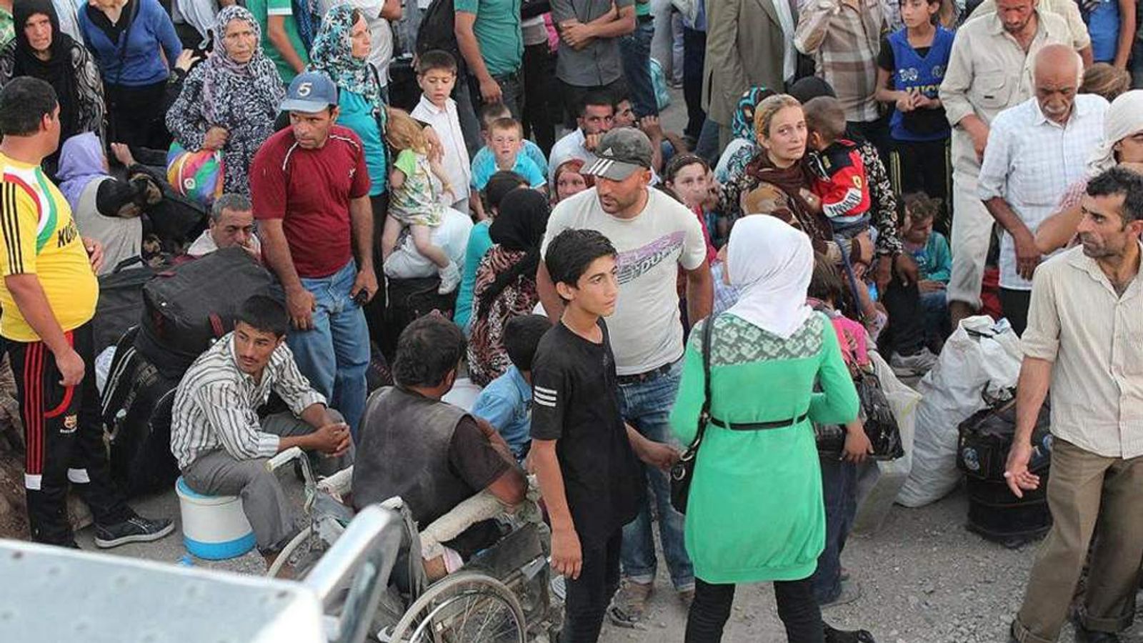 Syria: Fears Over Refugee 'Major Exodus' | World News | Sky News
