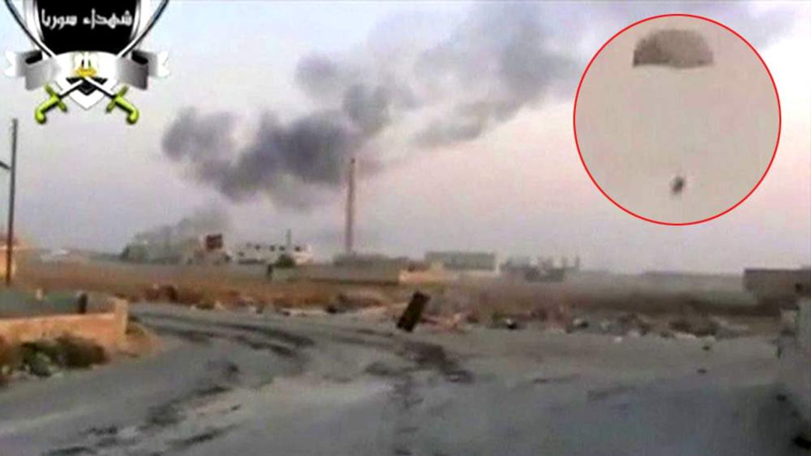 Rebels 'Shoot Down Syrian Warplane' | World News | Sky News