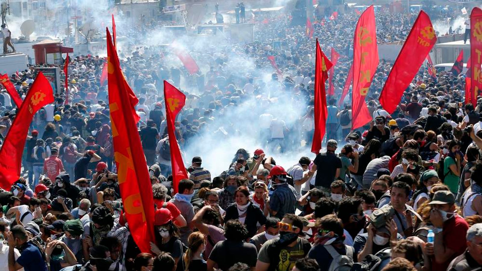 Turkey Protests Rage On: Nearly 1,000 Arrested | World News | Sky News