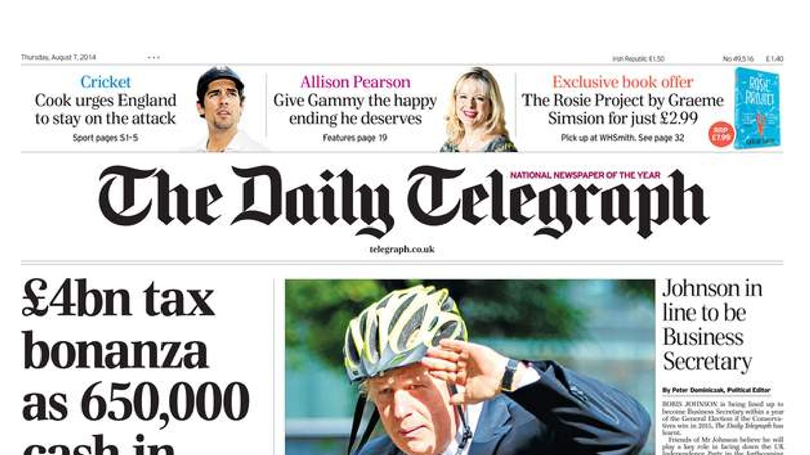 Thursday's National Newspaper Front Pages | UK News | Sky News