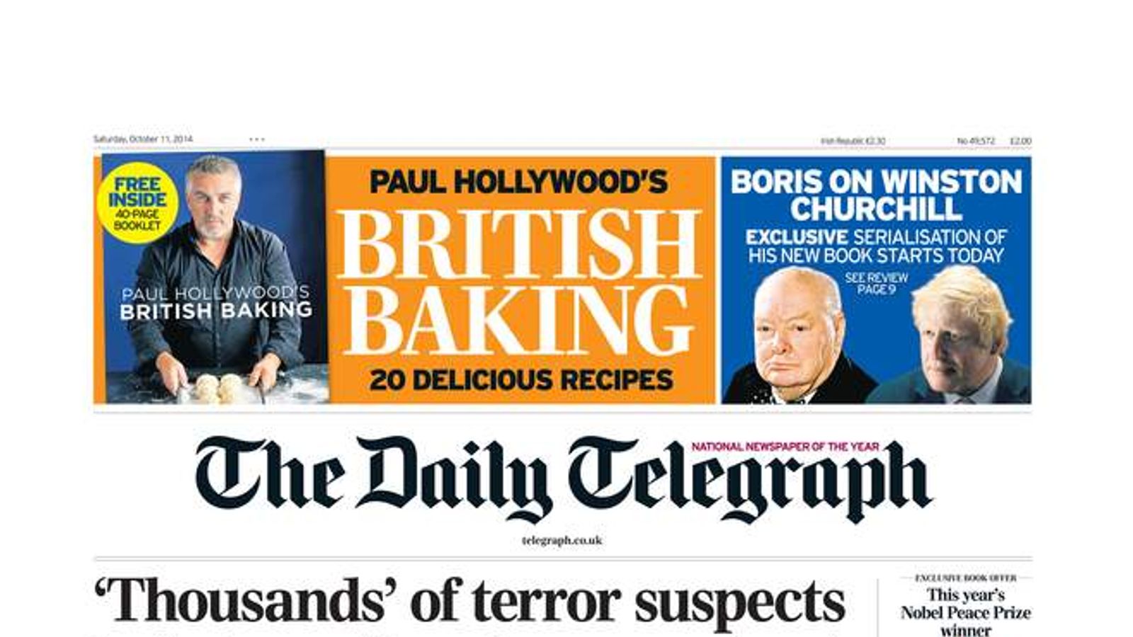 Saturday's Newspaper Front Pages | Scoop News | Sky News