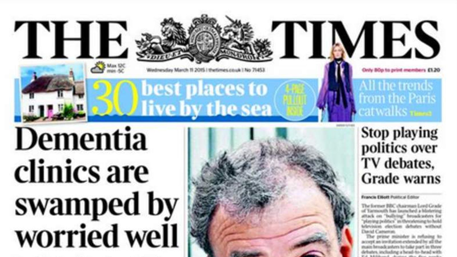 Wednesday's Newspaper Front Pages | Scoop News | Sky News
