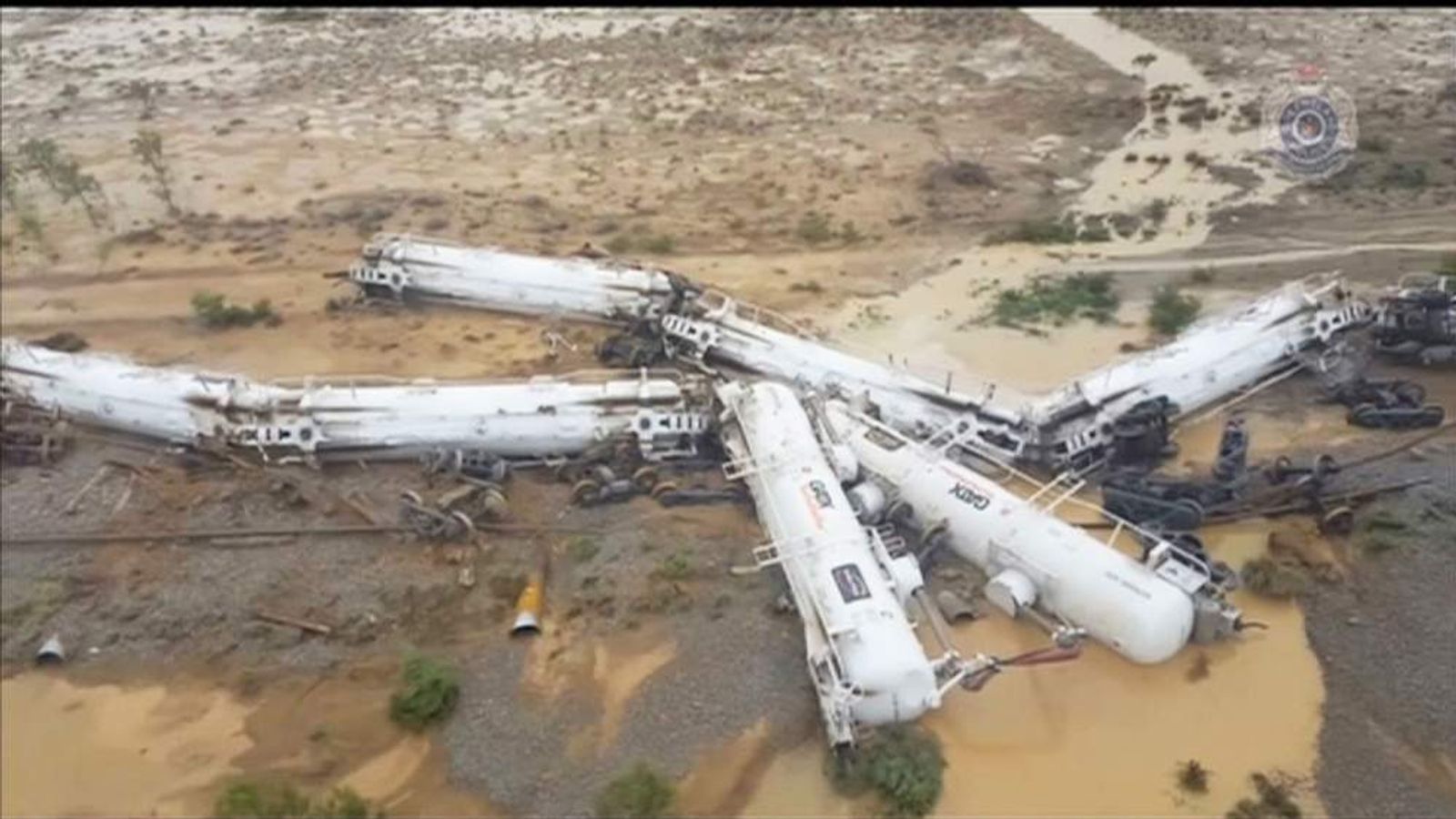 The 26-Carriage Freight Train Came Off Tracks In Australian Outback ...