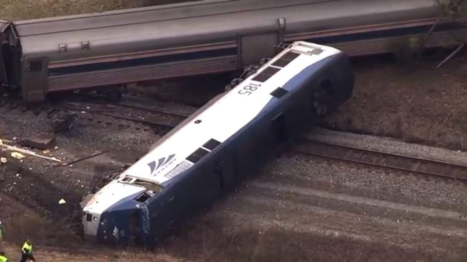 Amtrak Train Derails After Colliding With Truck | US News | Sky News
