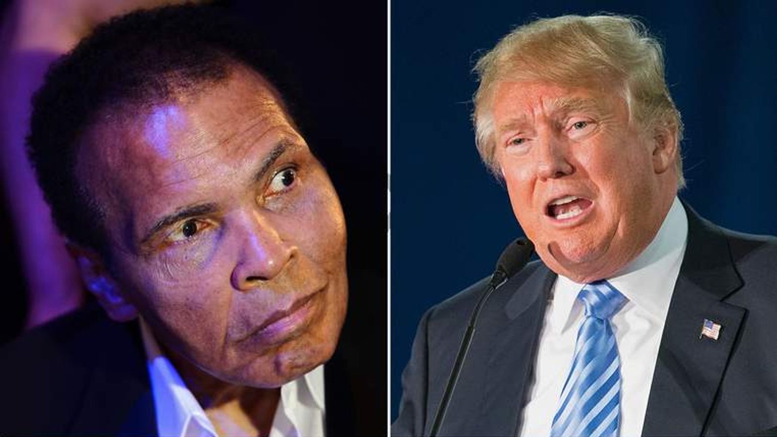 Muhammad Ali Takes Aim At Trump Over Muslim Ban | US News | Sky News