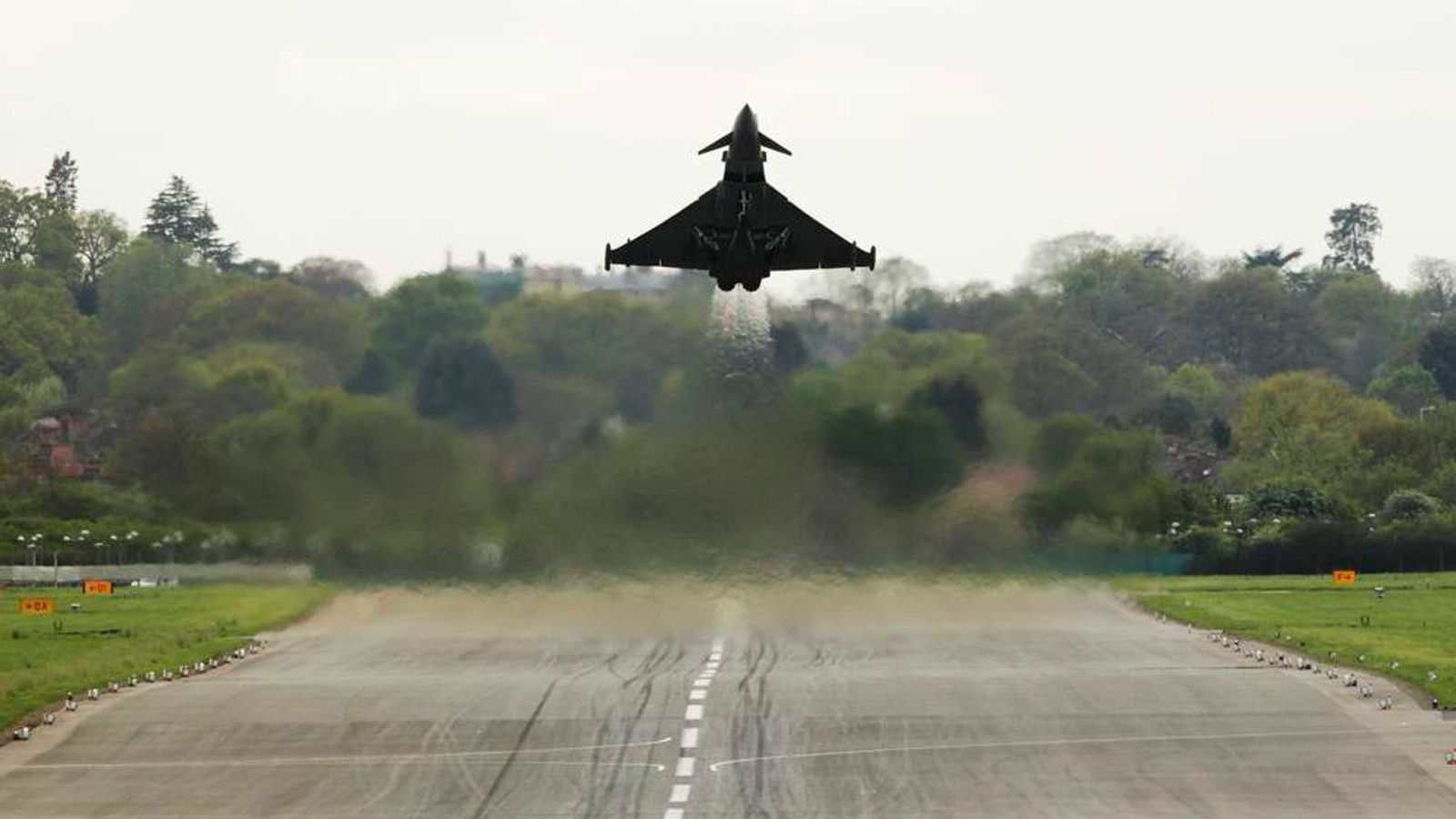 How Typhoons Scramble To Jets In Distress | UK News | Sky News