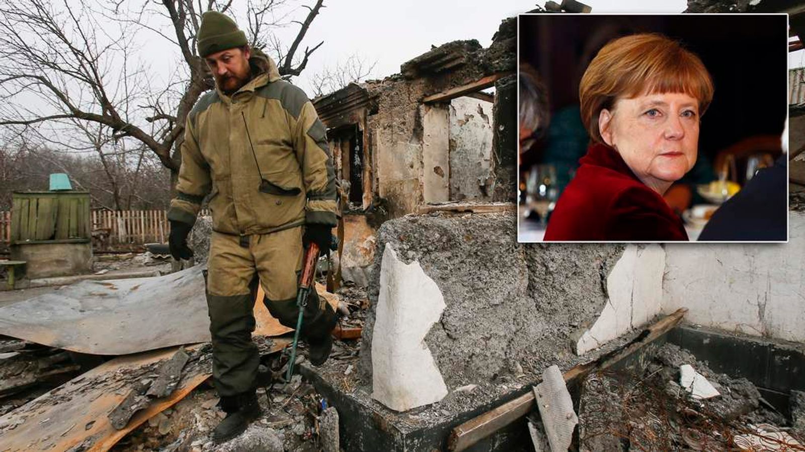 Merkel 'Uncertain' About Ukraine Peace Bid | World News | Sky News