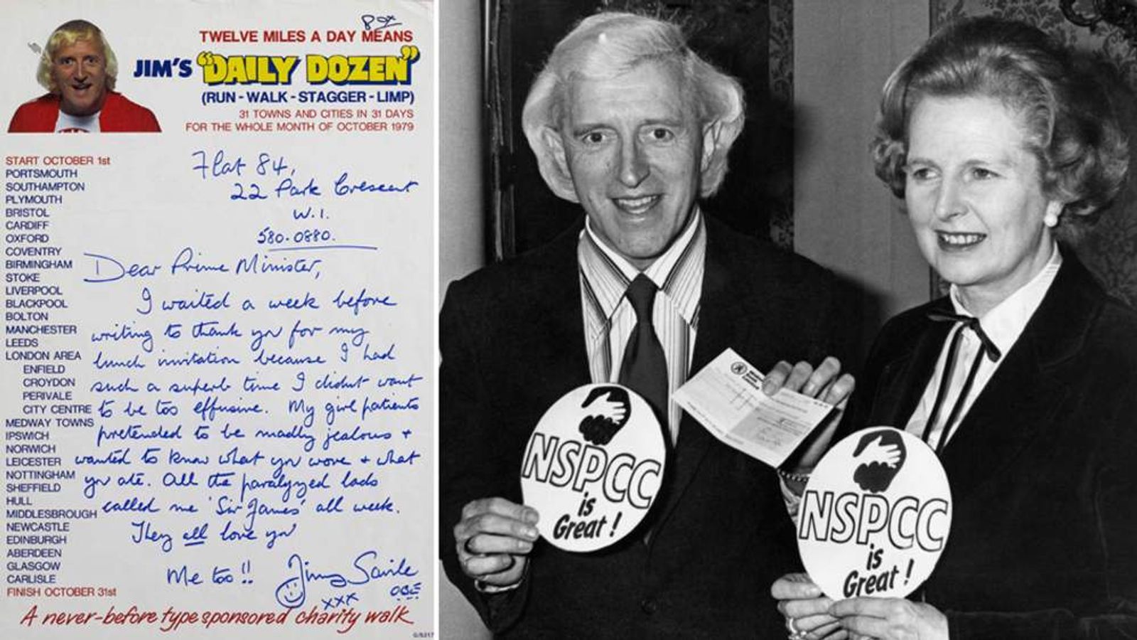 Jimmy Savile's 'Love' For Margaret Thatcher | UK News | Sky News