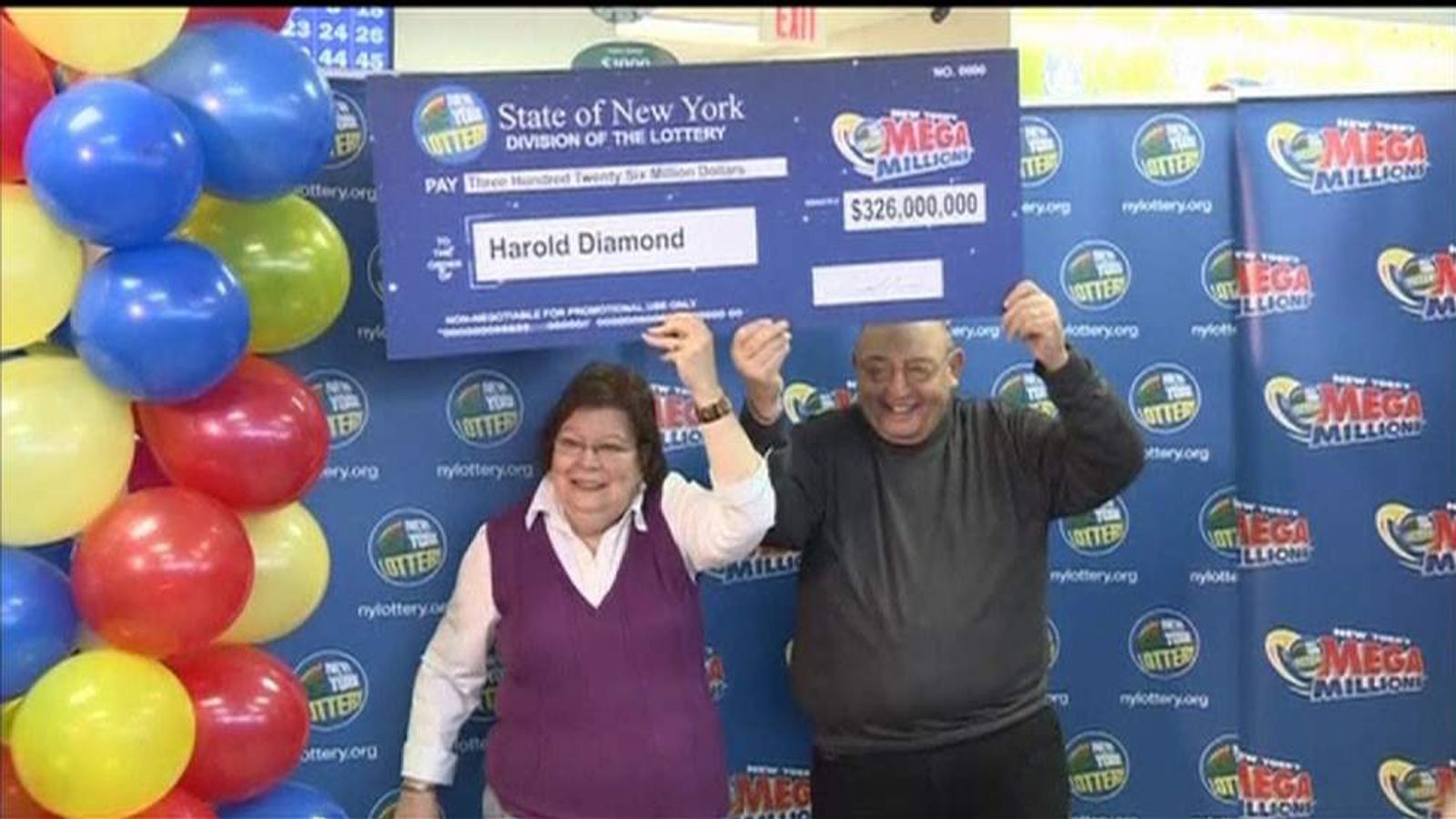 Retired School Principal Wins $326m Jackpot | US News | Sky News