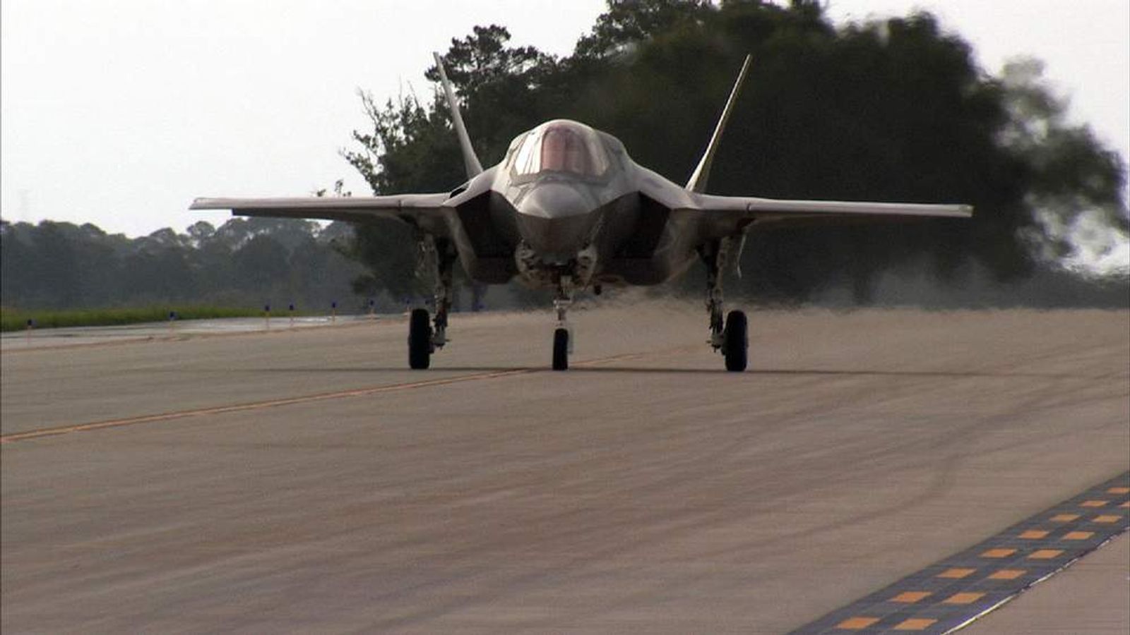 F-35 Fighter Jet Misses UK Debut After Fire | UK News | Sky News