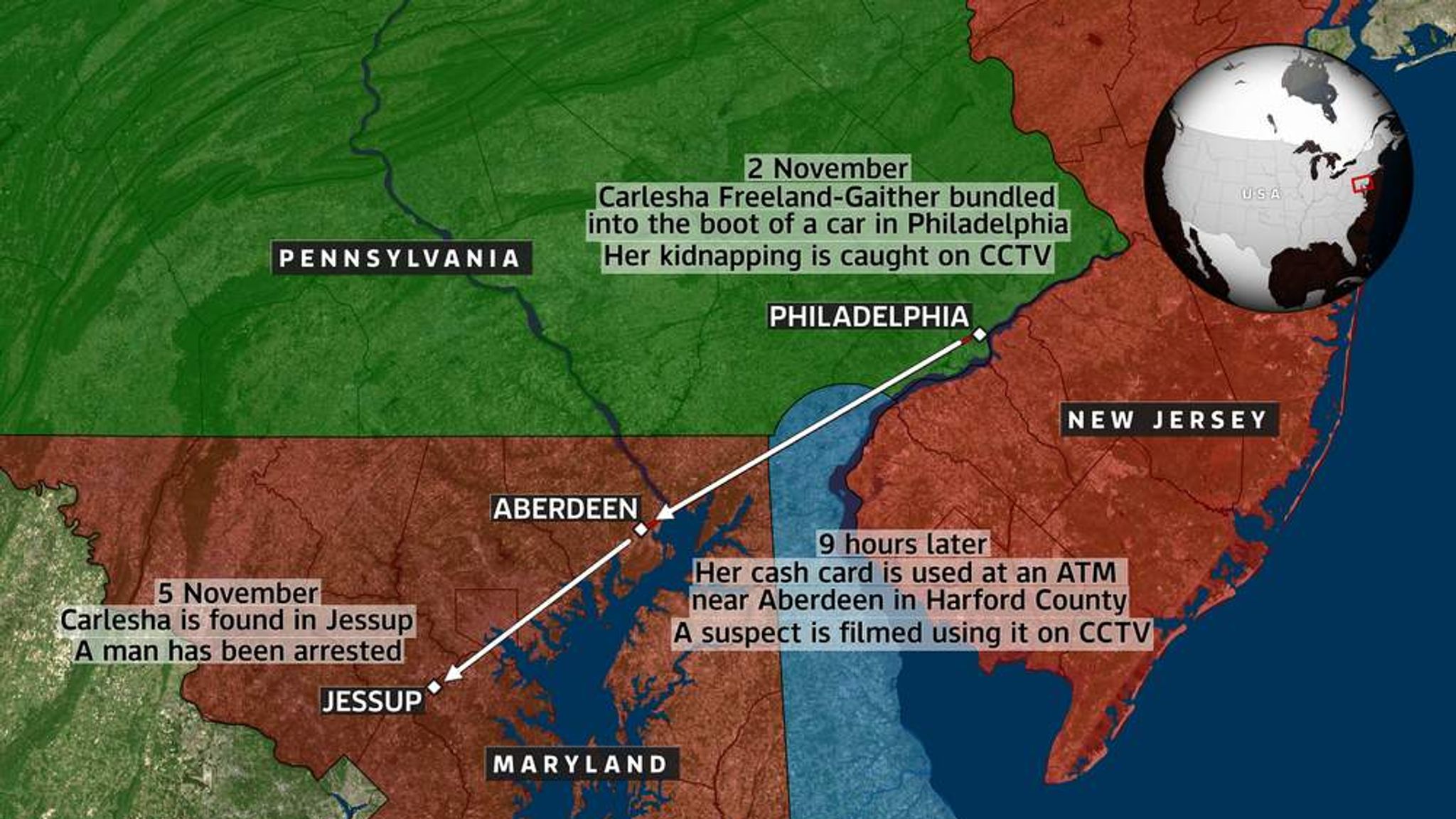 GPS Device Helped Snare Philadelphia Abductor | US News | Sky News
