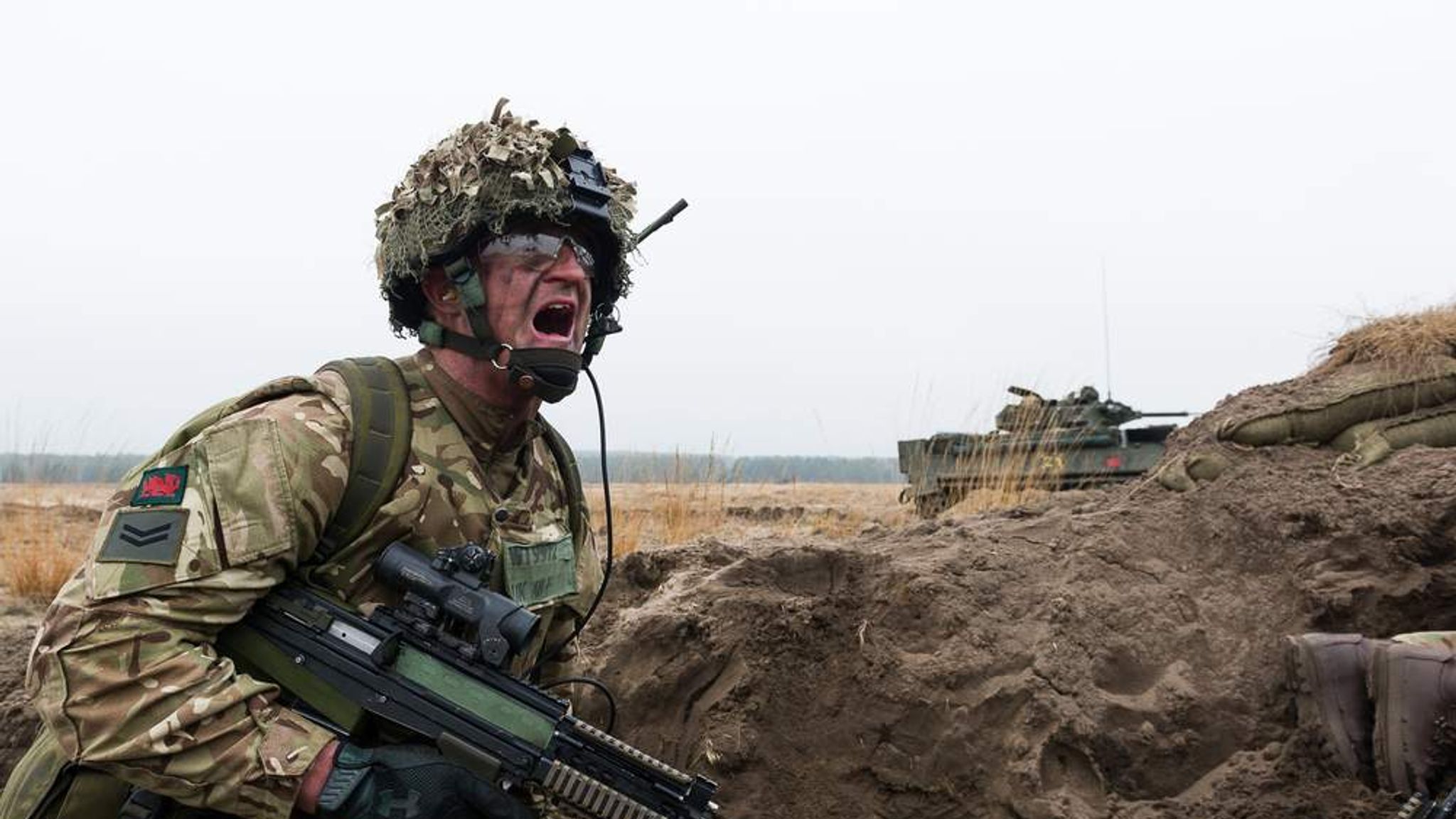 UK's Show Of Force Against Russian Aggression | World News | Sky News