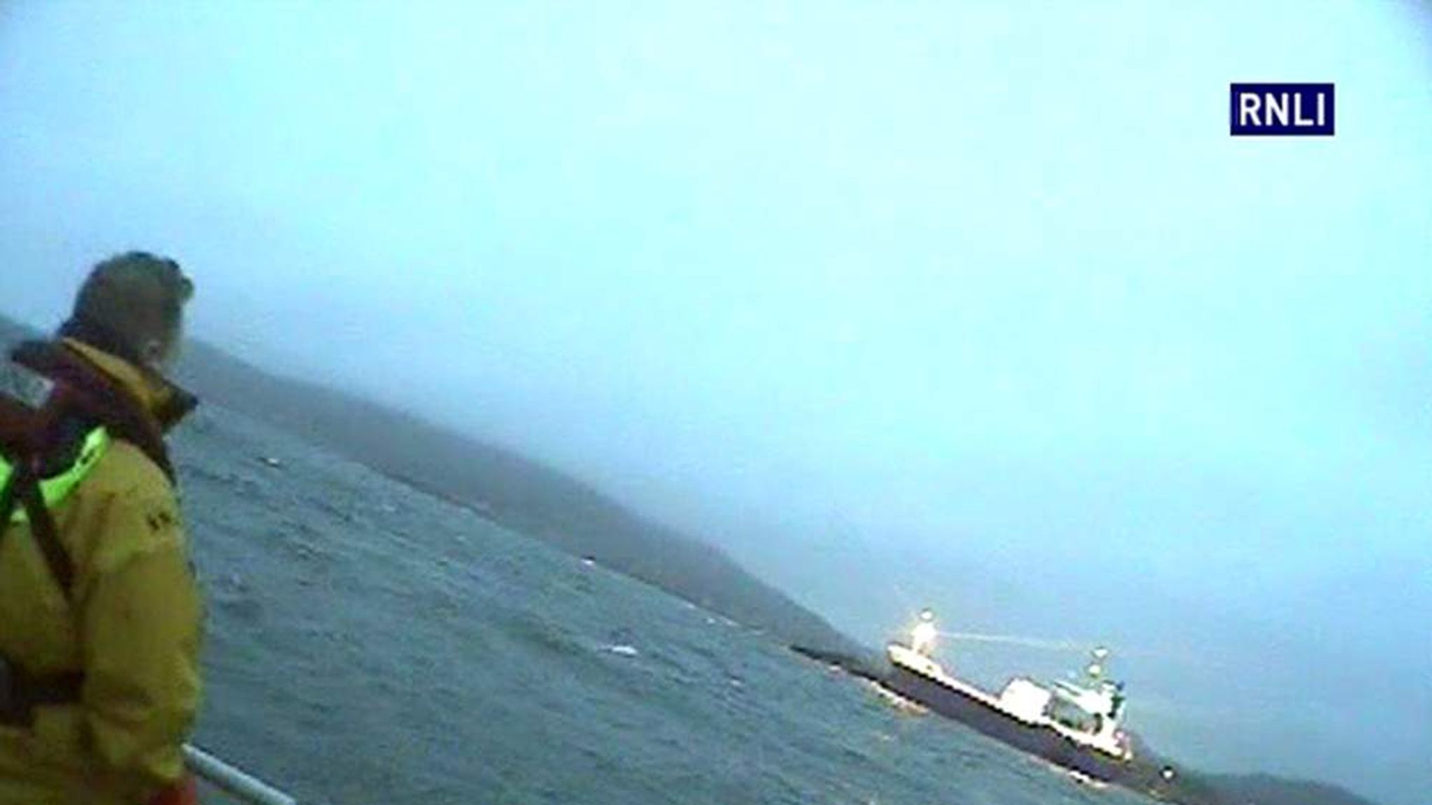 Fuel Leak As Ship Hits The Rocks Off Scotland | UK News | Sky News