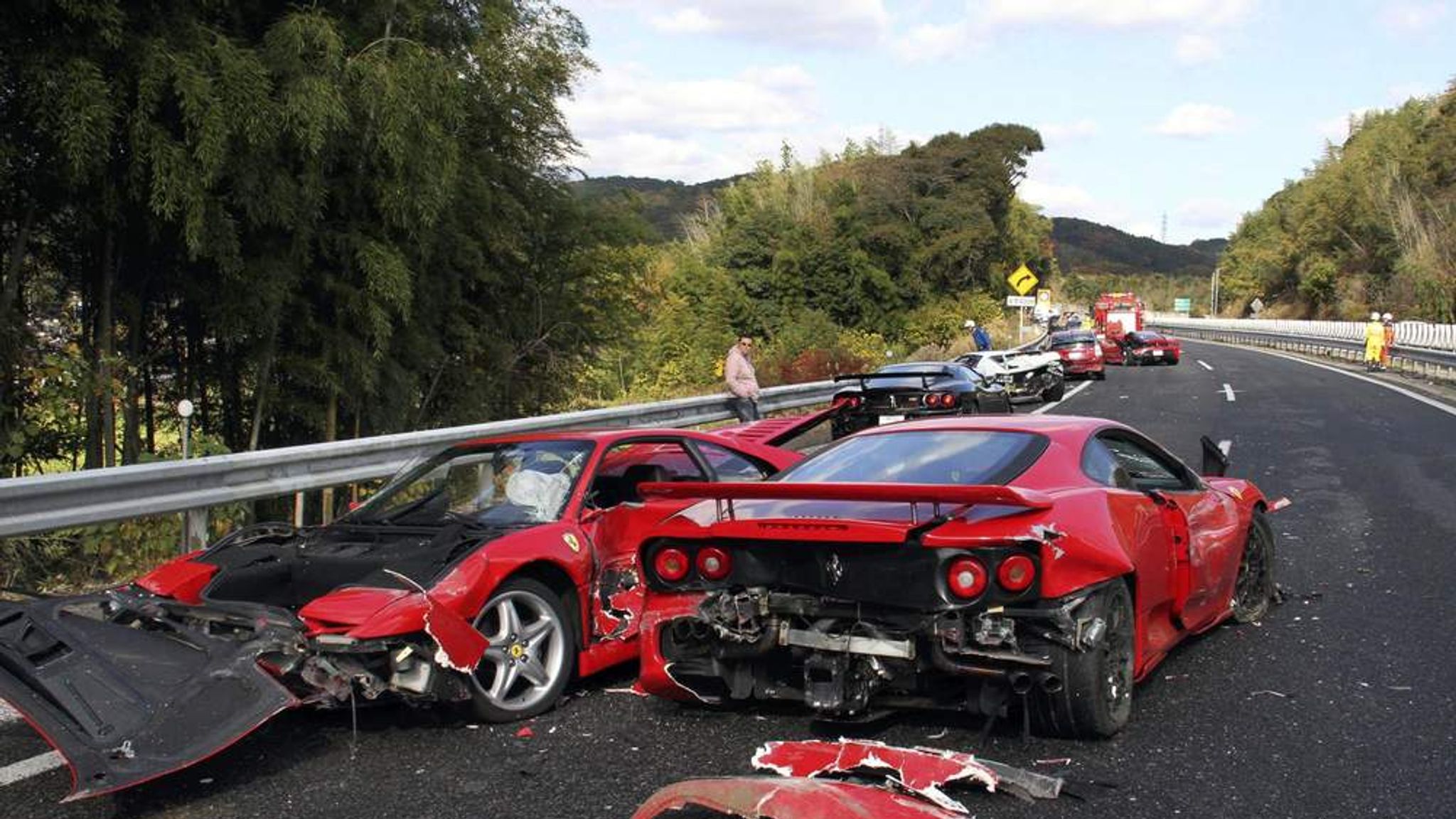 Japan Supercar Crash Drivers Face Charges | World News | Sky News
