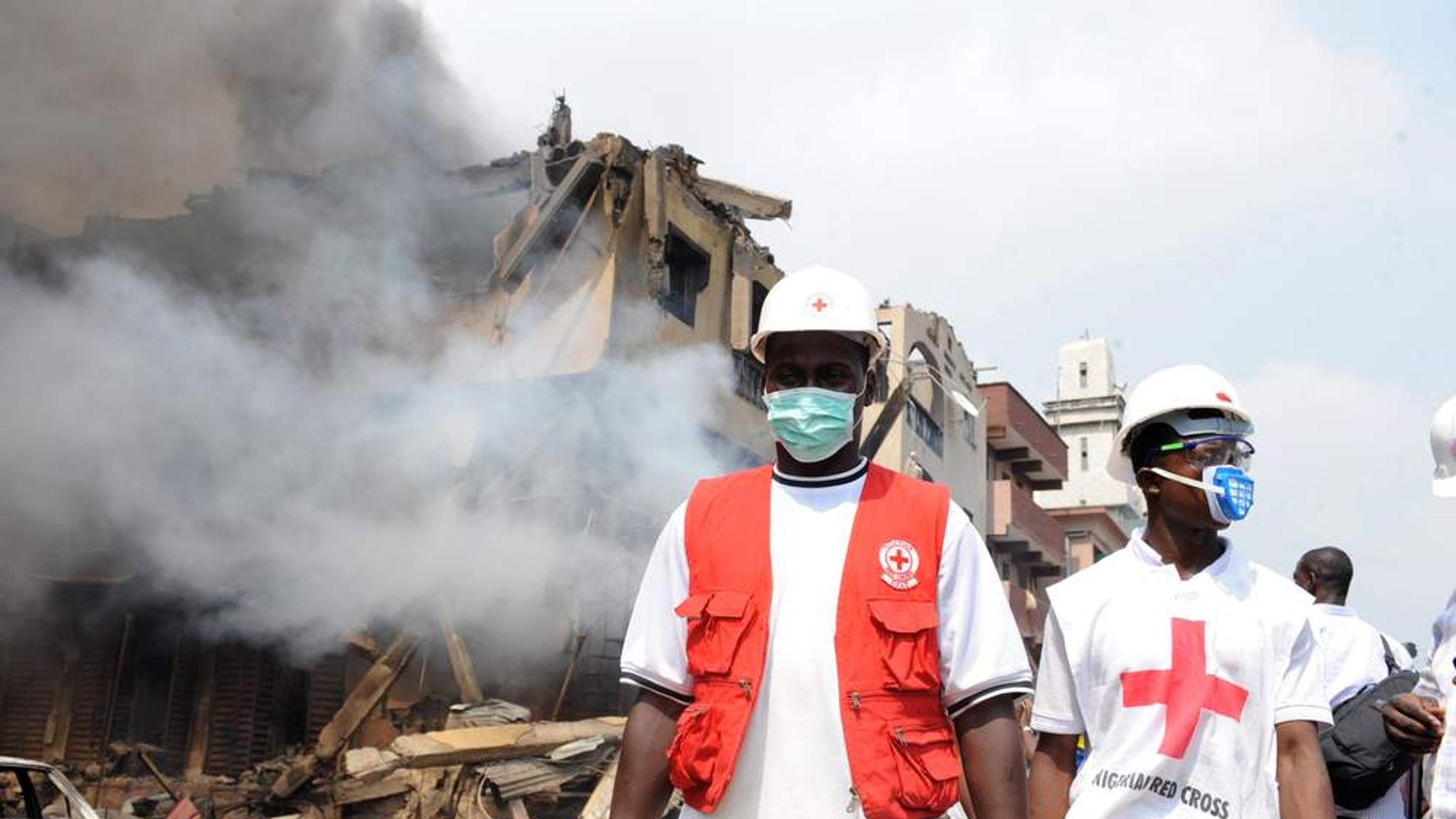 Nigeria: Fireworks Blast And Blaze Kills One | World News | Sky News