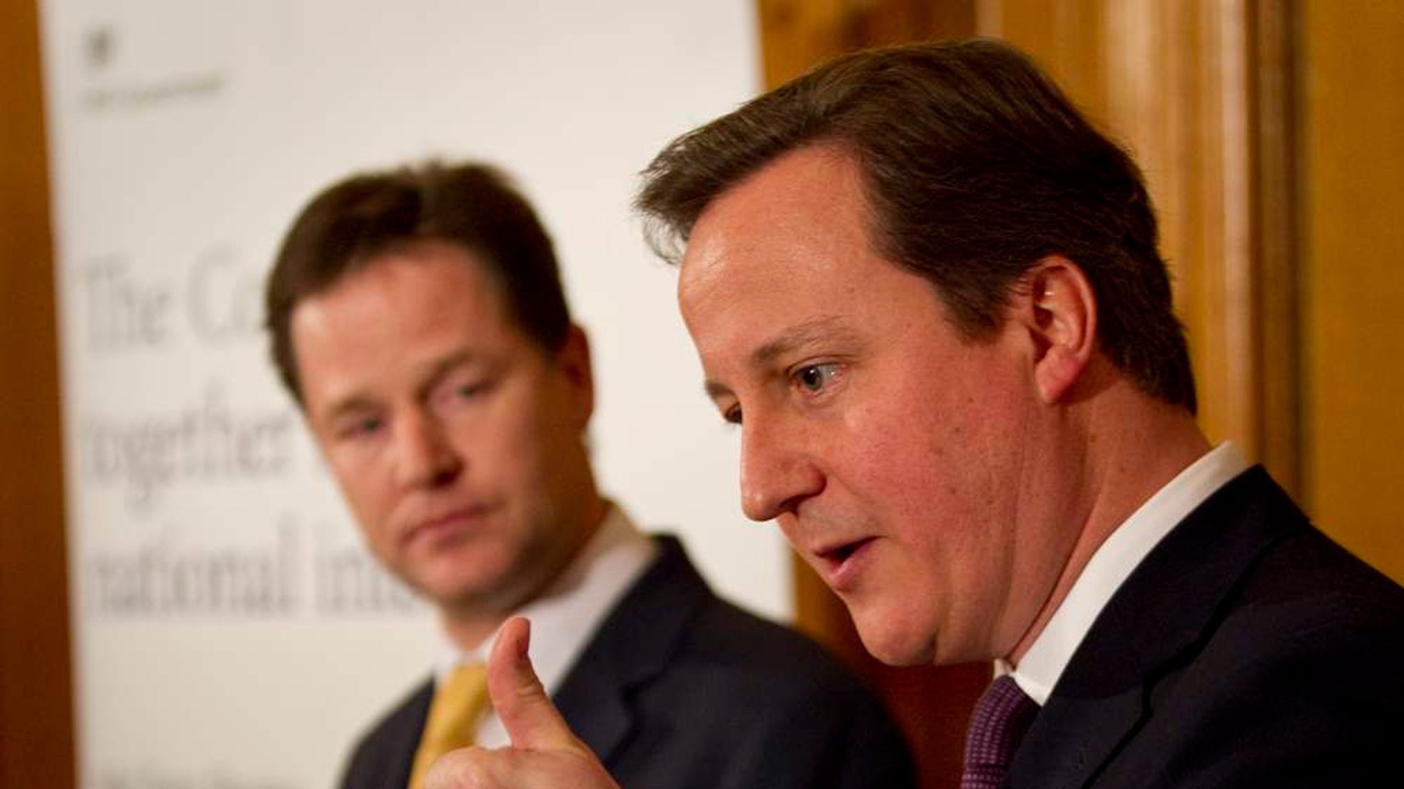 Clegg Hints At Lib Dem Coalition With Labour | Politics News | Sky News