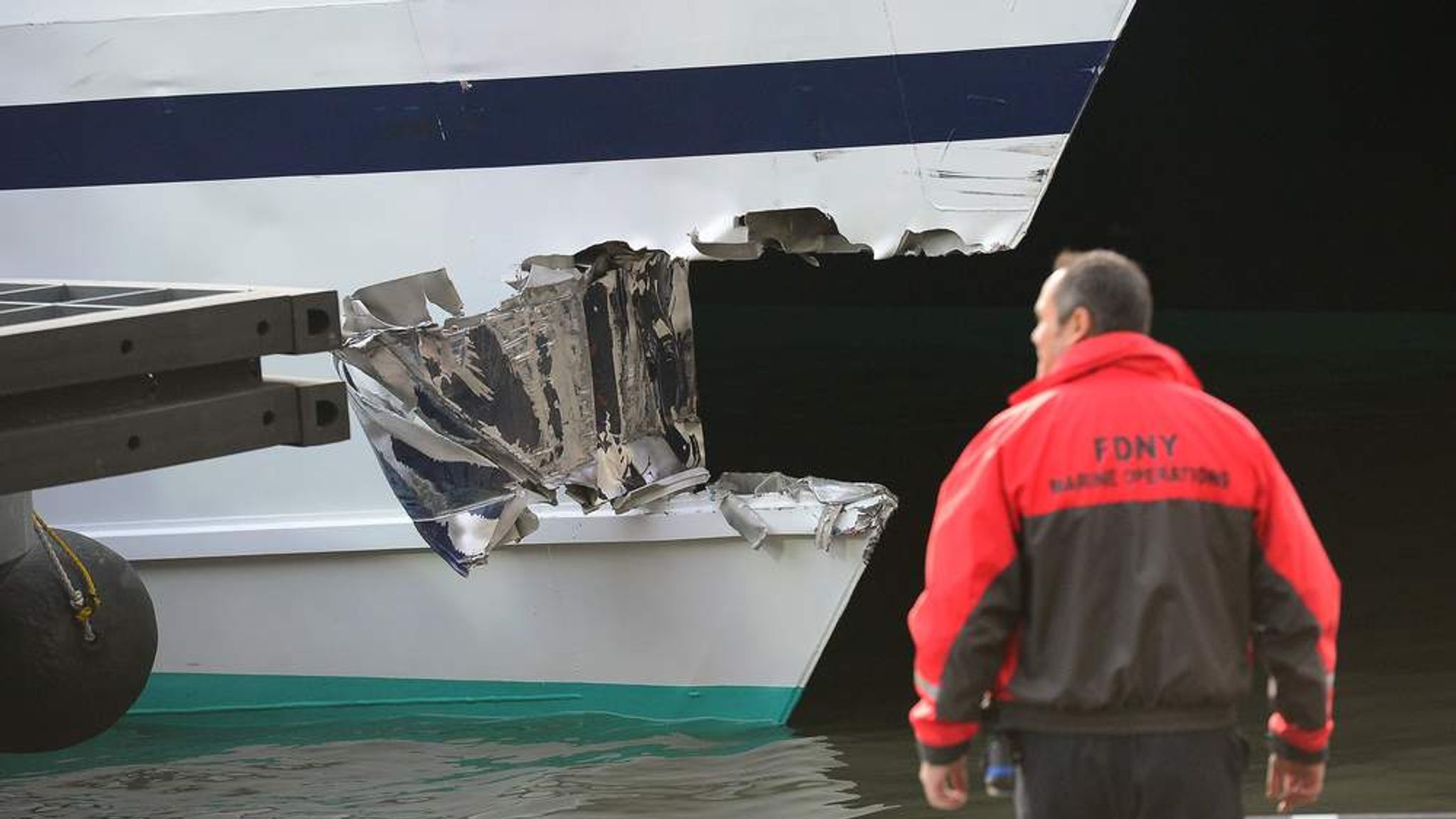 NY Ferry Crash Captain Blames Engine Failure | US News | Sky News