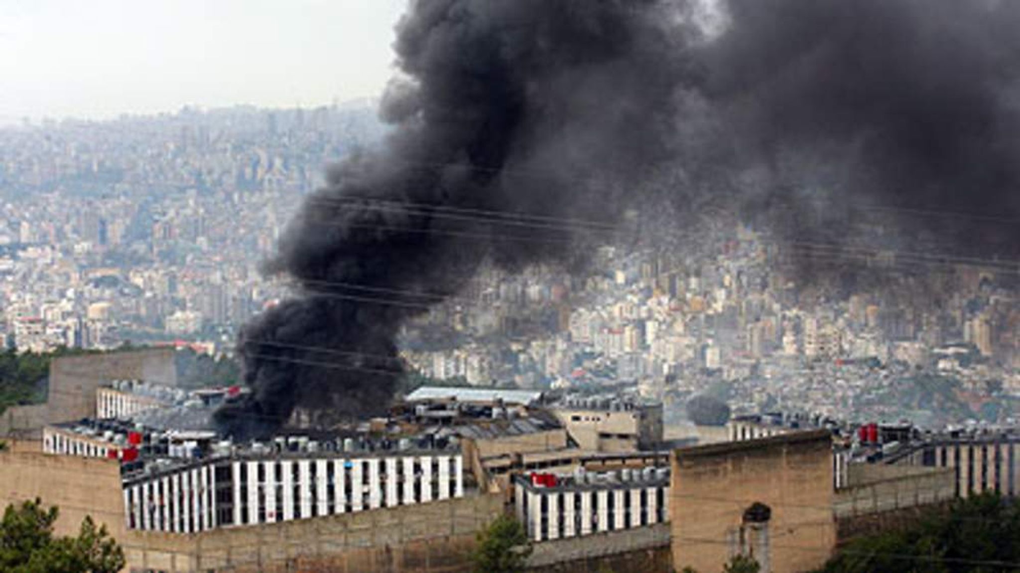 Two Die As Lebanon Forces End Prison Siege | World News | Sky News