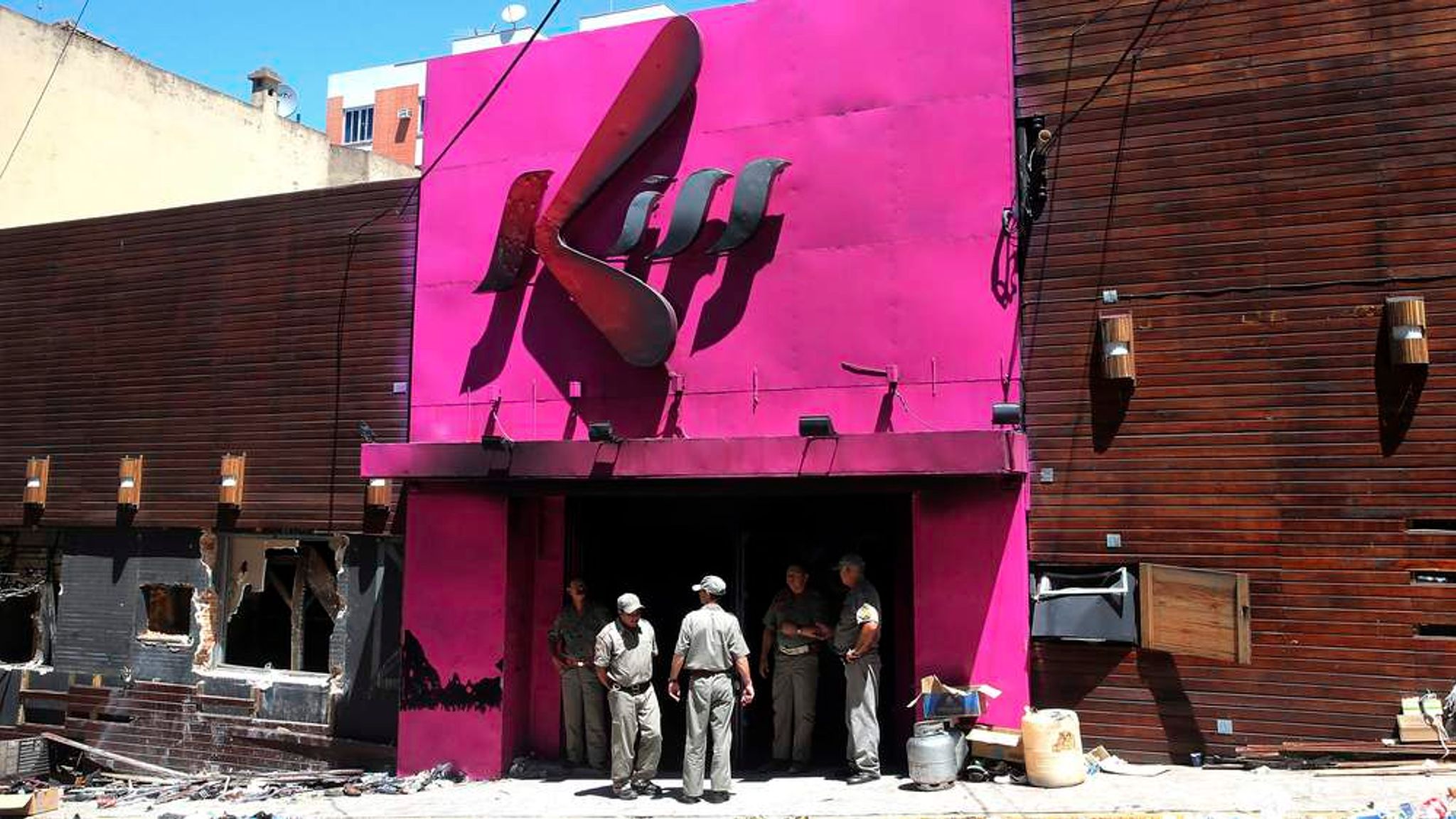 Brazil Fire: Club Owner And Band Members Held | World News | Sky News