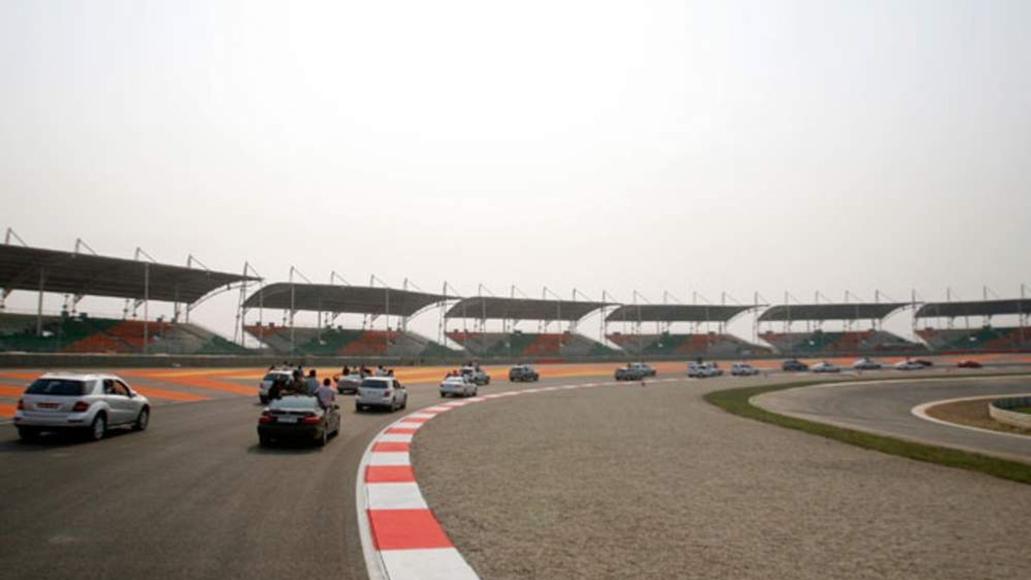 India: Farmers Plan To Disrupt First F1 Race | World News | Sky News