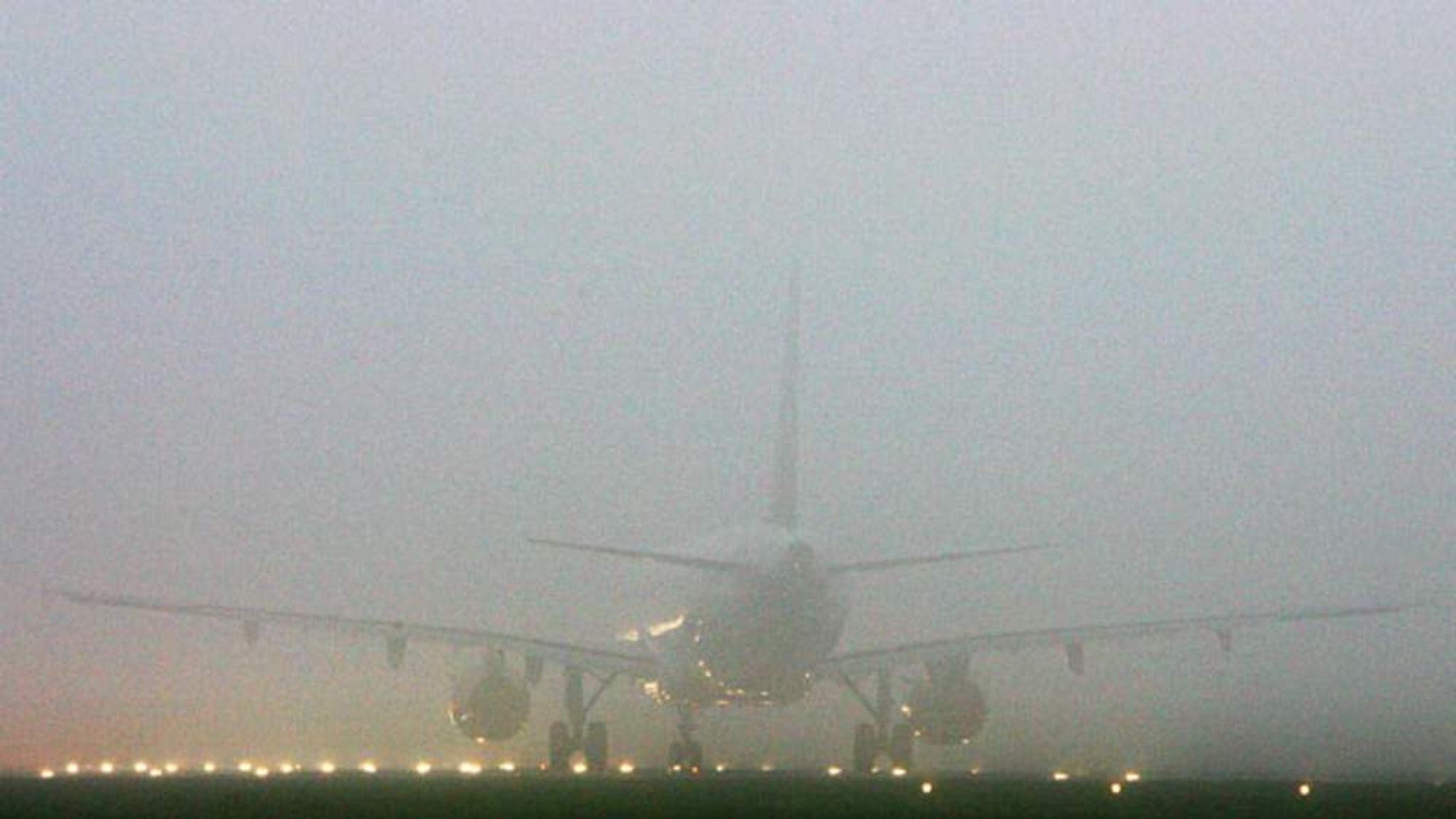 Flights Resume After Fog Descends On Airports | UK News | Sky News
