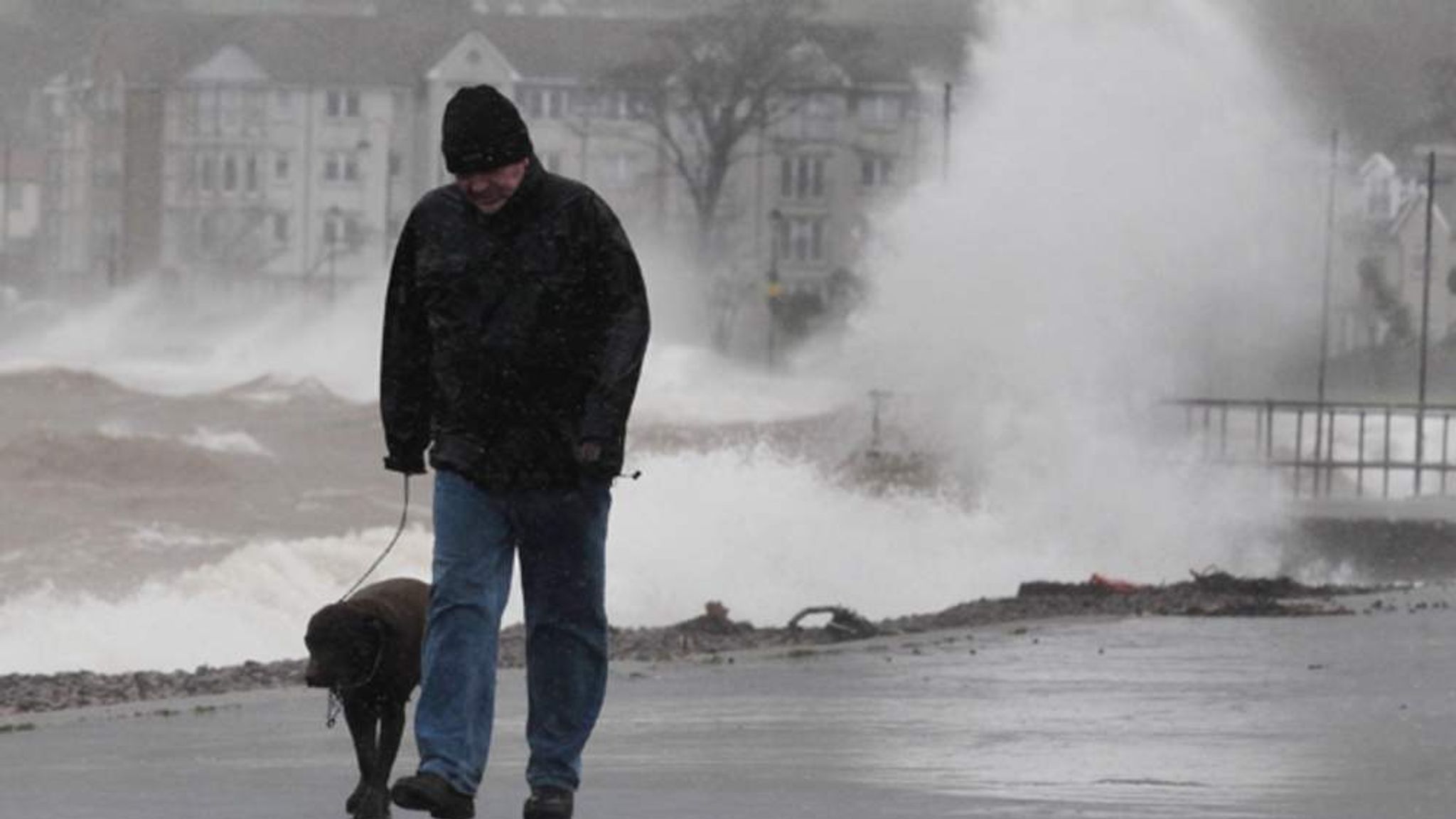 Winds Of 70mph Batter Parts Of Britain | UK News | Sky News