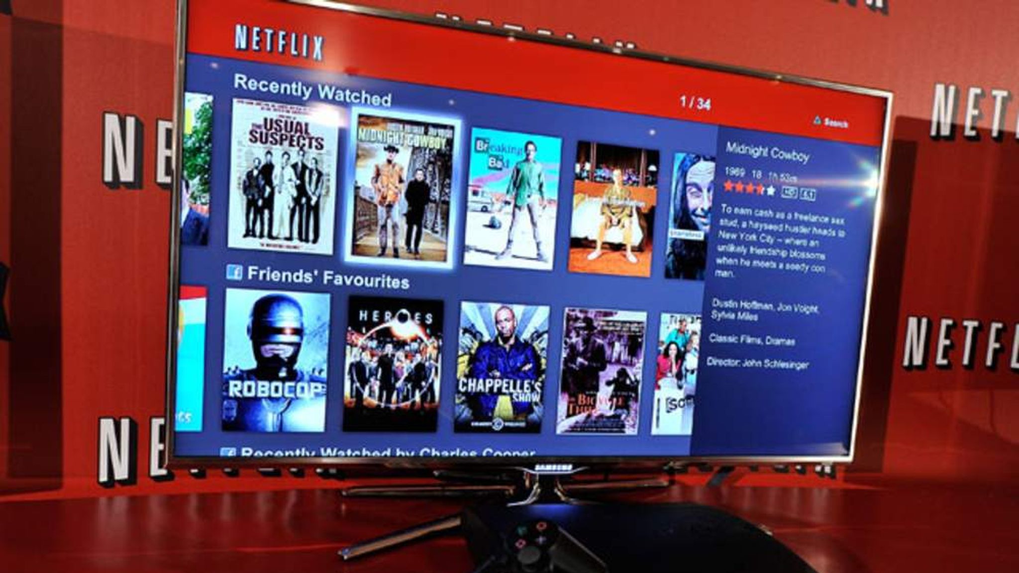 Film Streaming Service Netflix Launches In UK | Ents & Arts News | Sky News