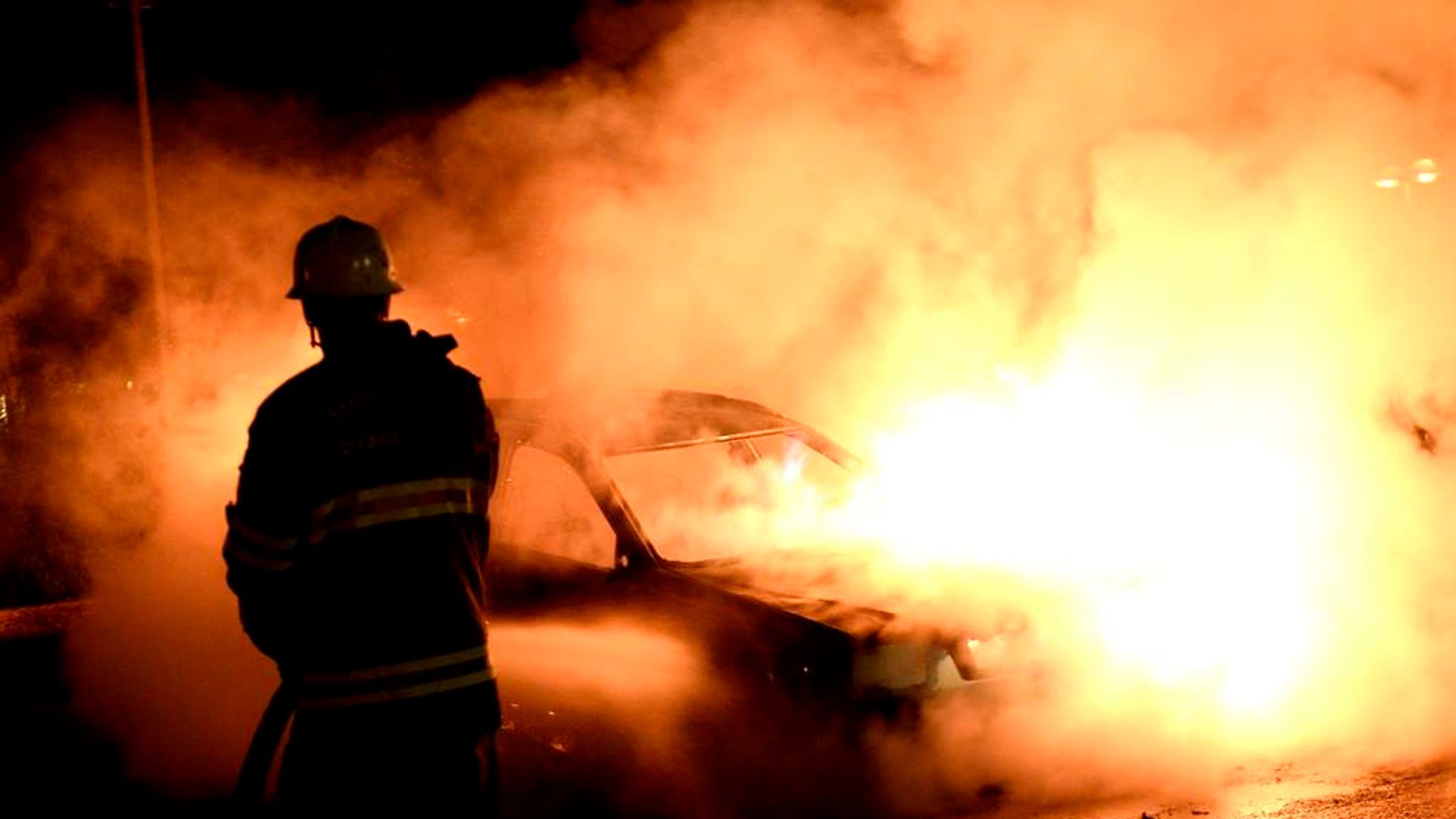 Sweden Riots: Police Station Set On Fire | World News | Sky News