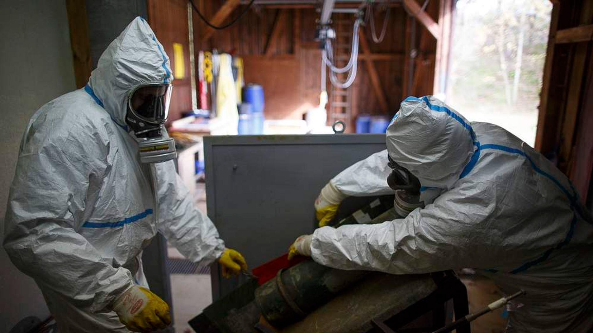 Syria Chemical Weapons Destruction In Germany | World News | Sky News