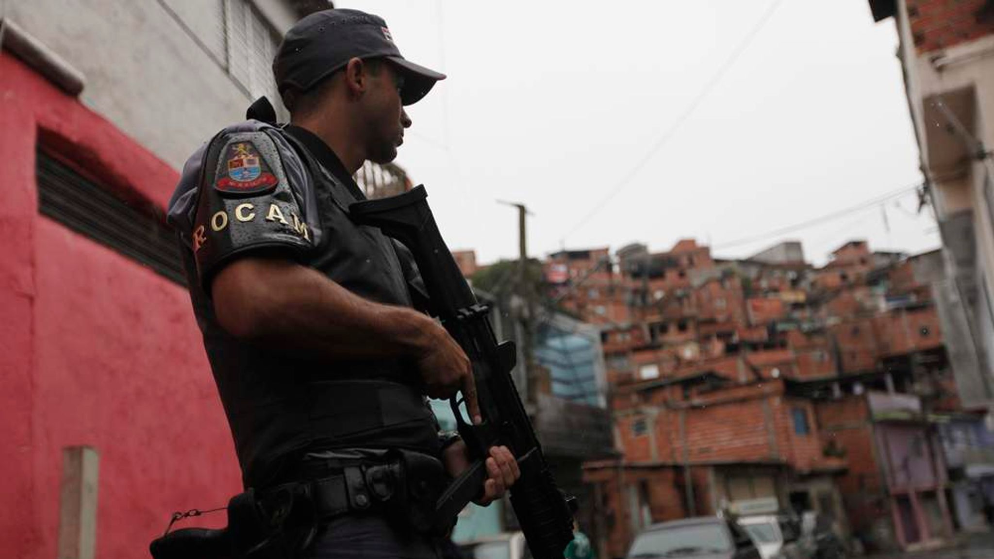 Brazil: Armed Police Raid Sao Paulo Slum | World News | Sky News
