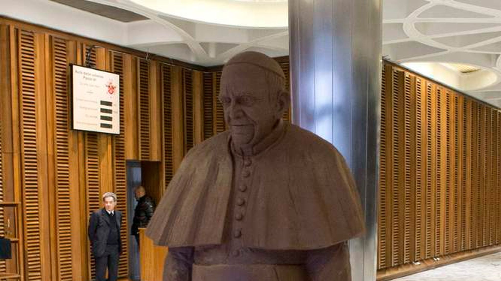Sweet Lord! The Life-Size Chocolate Pope | Scoop News | Sky News