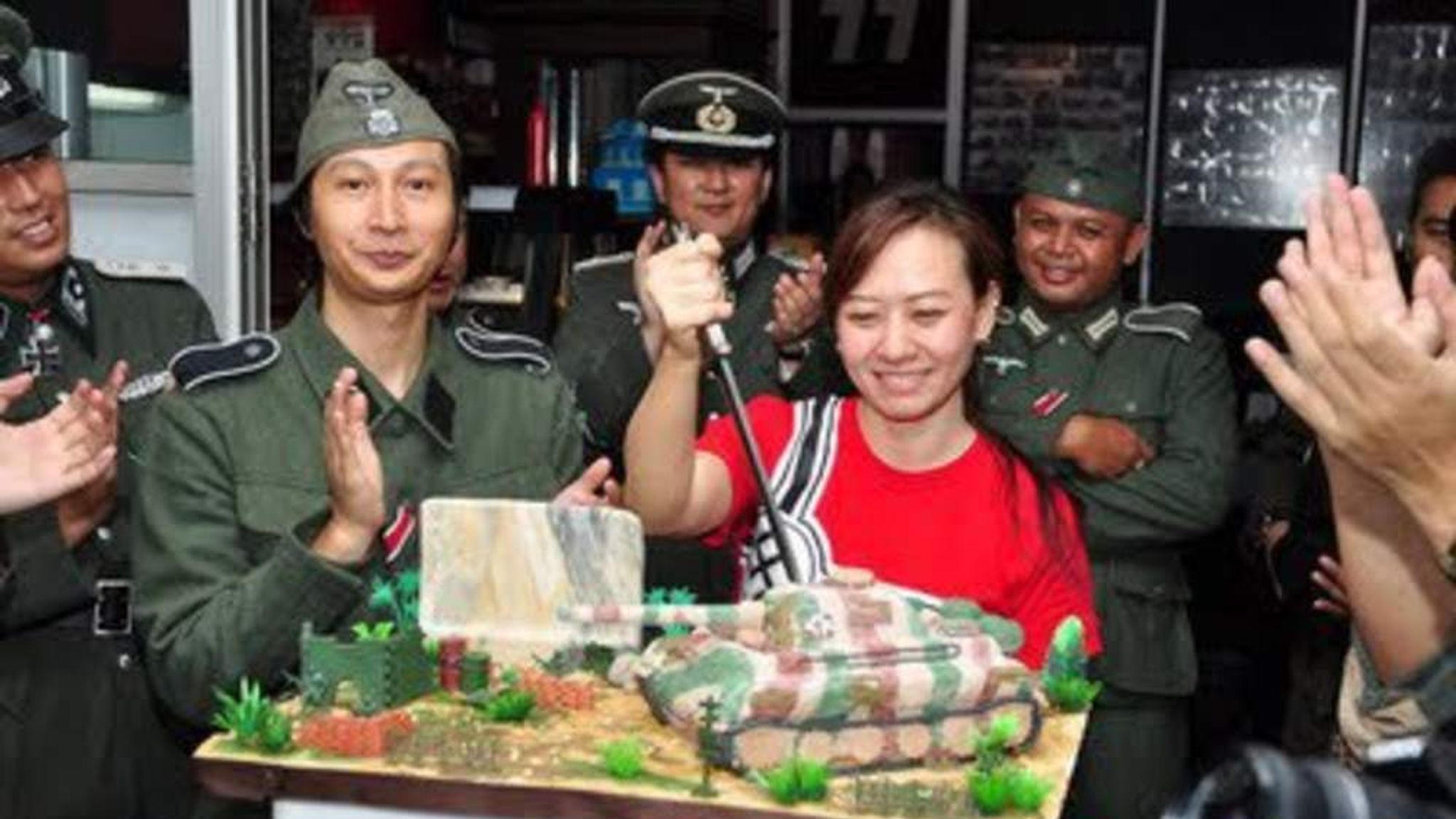 Nazi Cafe: Indonesian Owner 'No Fan Of Hitler' | World News | Sky News