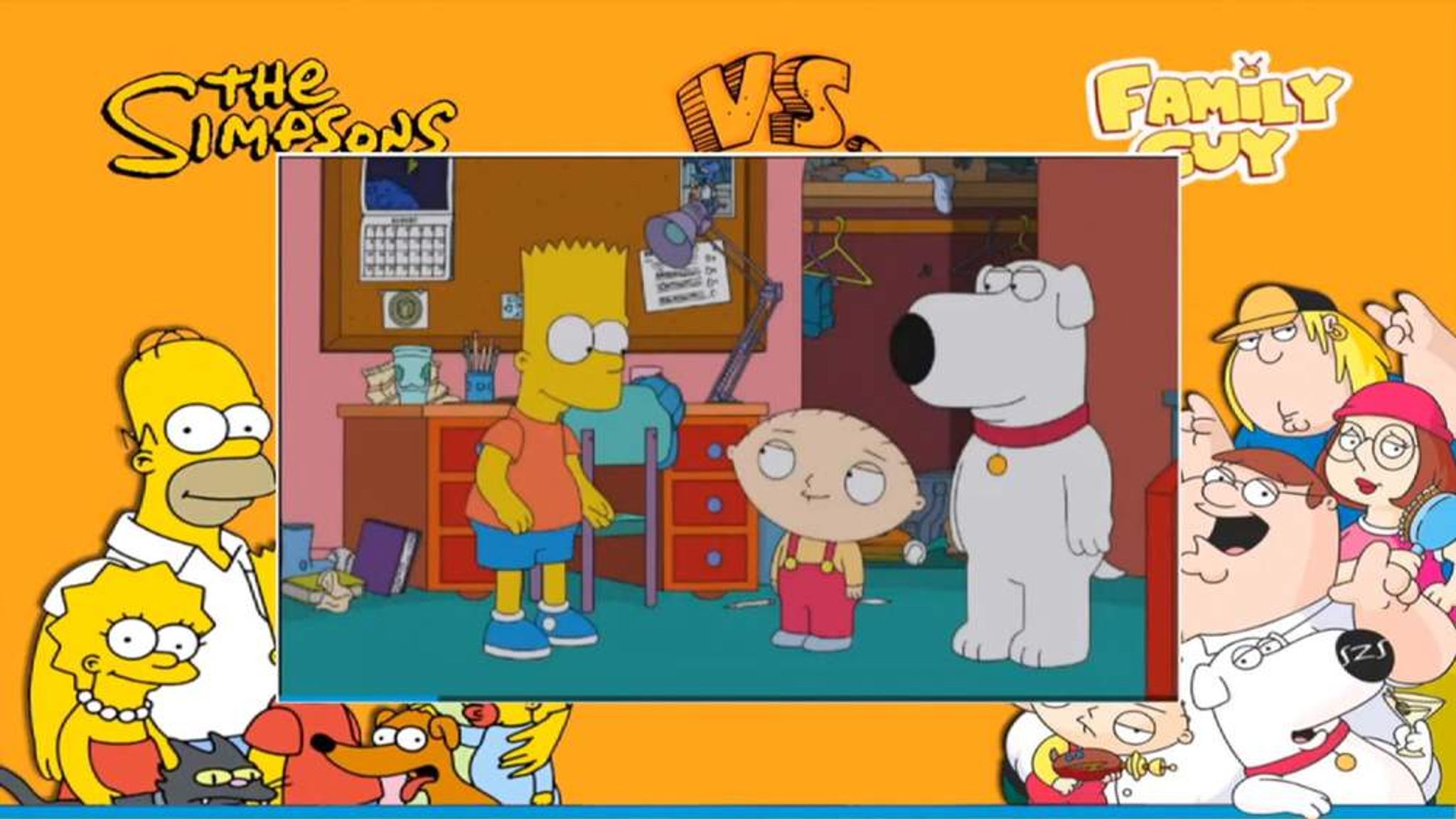 Simpsons And Family Guy Crossover: Sneak Peek | Ents & Arts News | Sky News