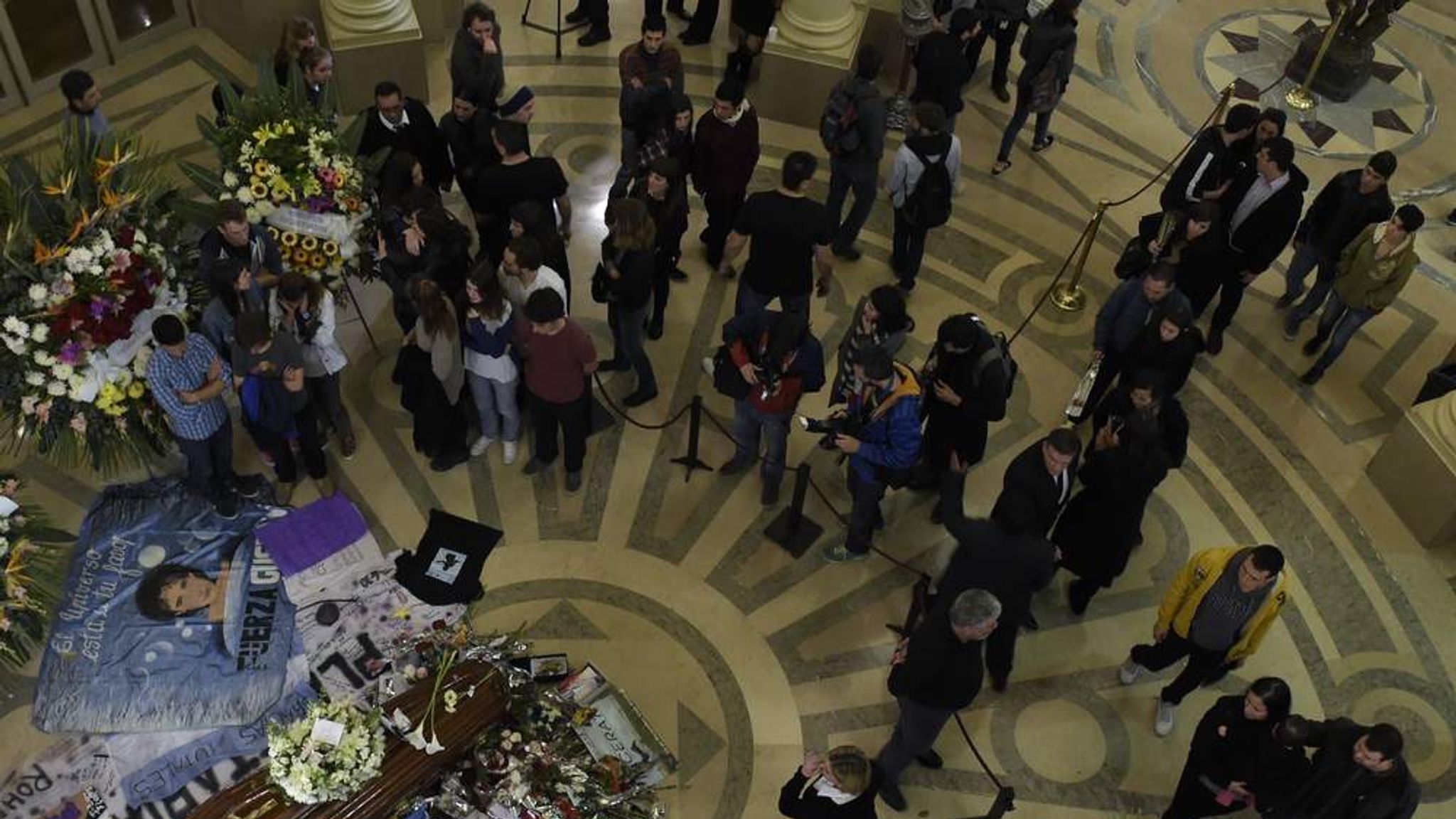 Fans Mourn After Death Of Argentine Rock Star | Ents & Arts News | Sky News