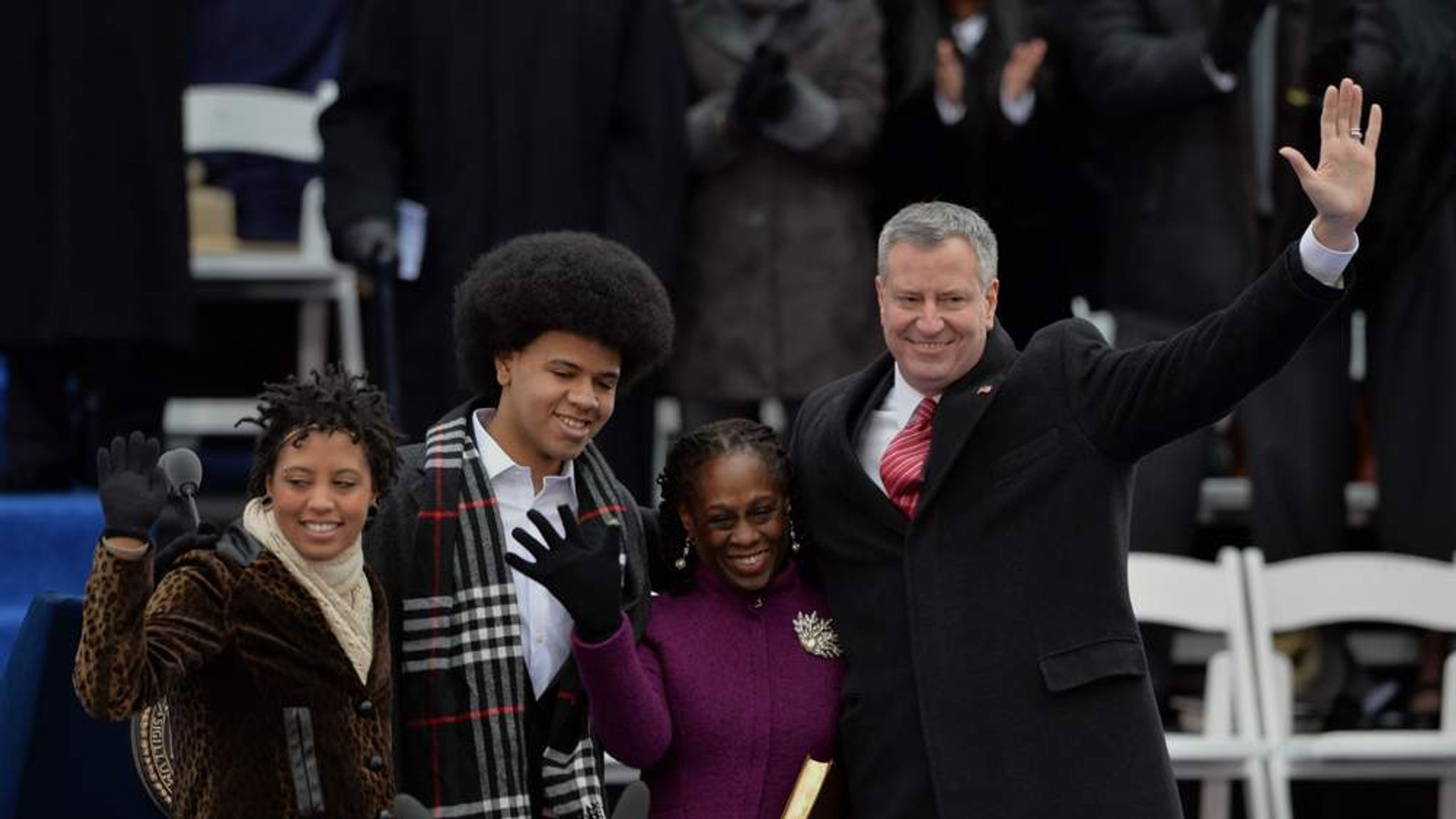 De Blasio Promises To Raise Minimum Wages | US News | Sky News