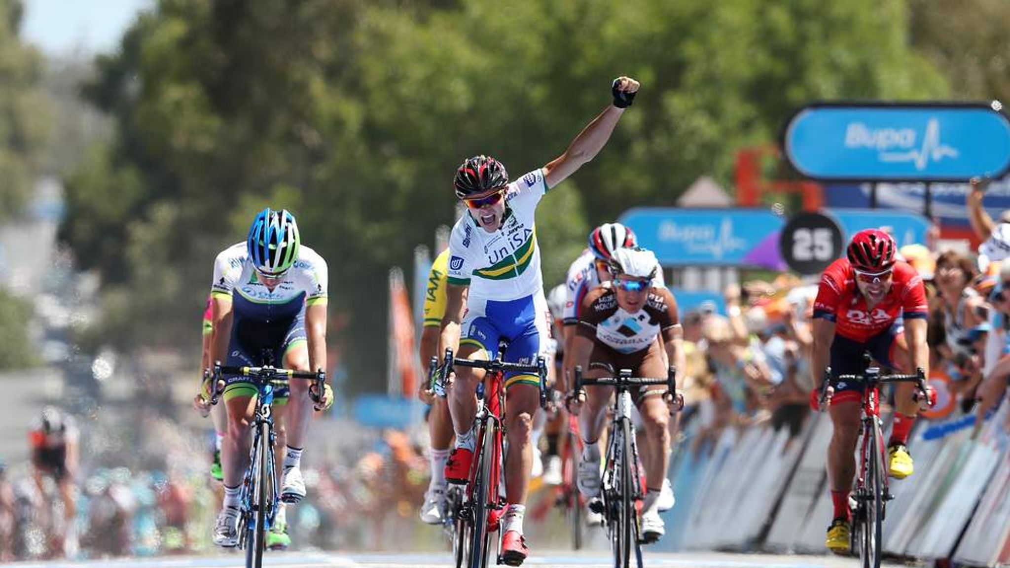 Von Hoff Takes Tour Down Under Stage Four | Scoop News | Sky News