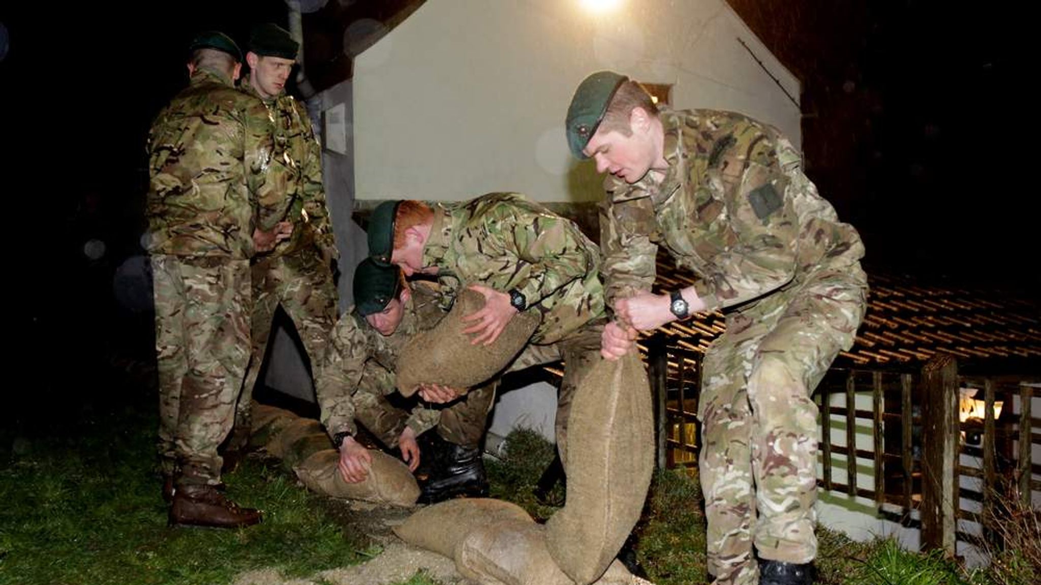 Weather: Military Used To Boost Flood Defences | UK News | Sky News