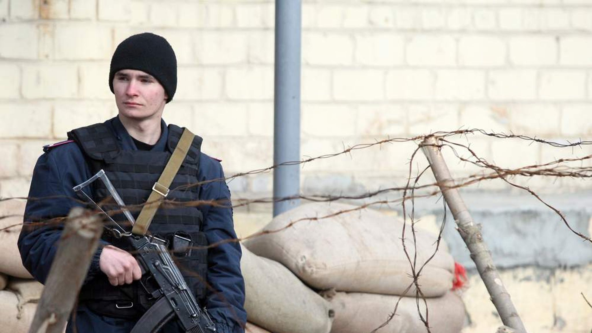 Russian Cossacks Ready For Ukraine Rescue World News Sky News