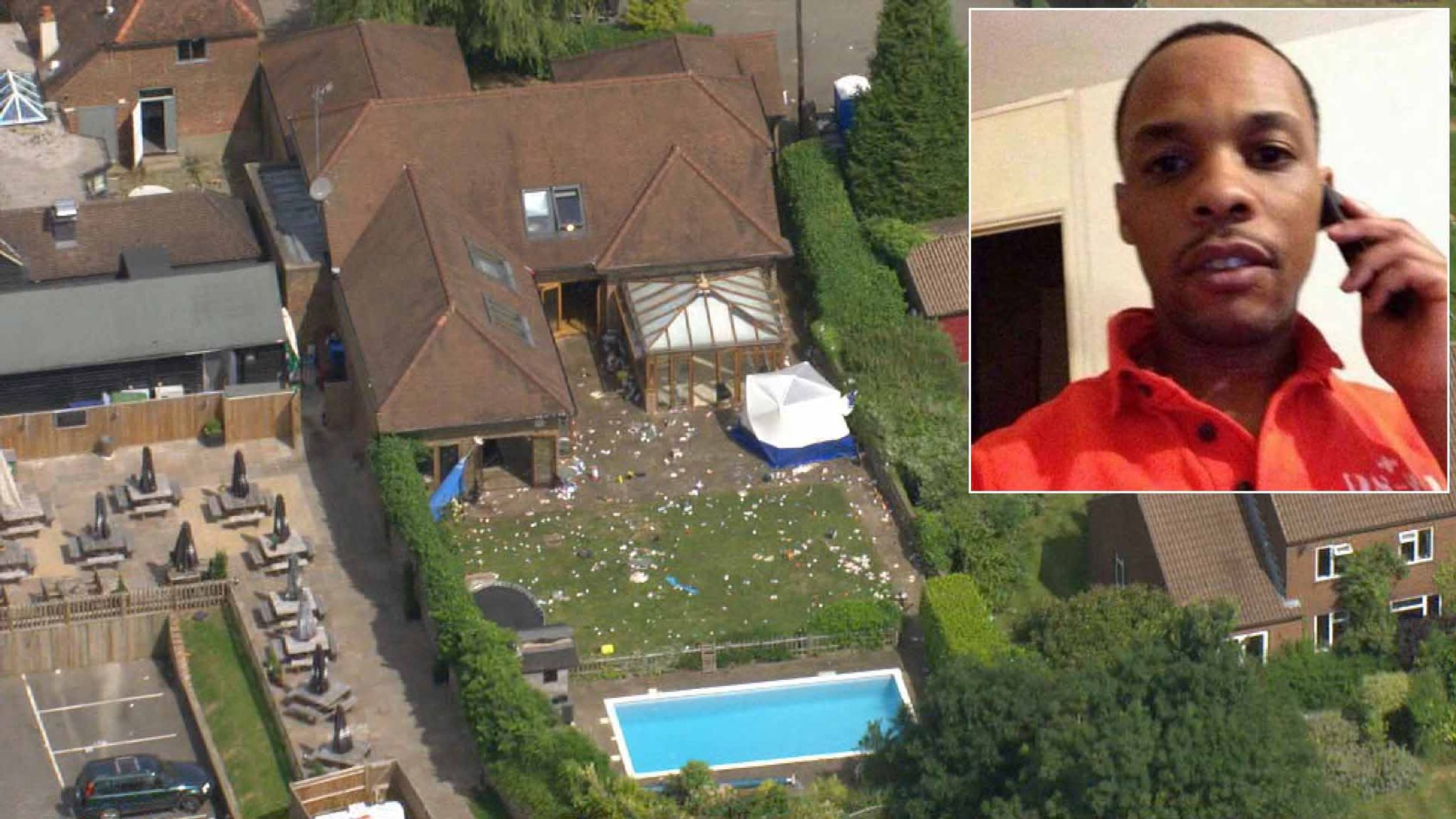 Pool Party Victim Died From Gunshot Wound | UK News | Sky News