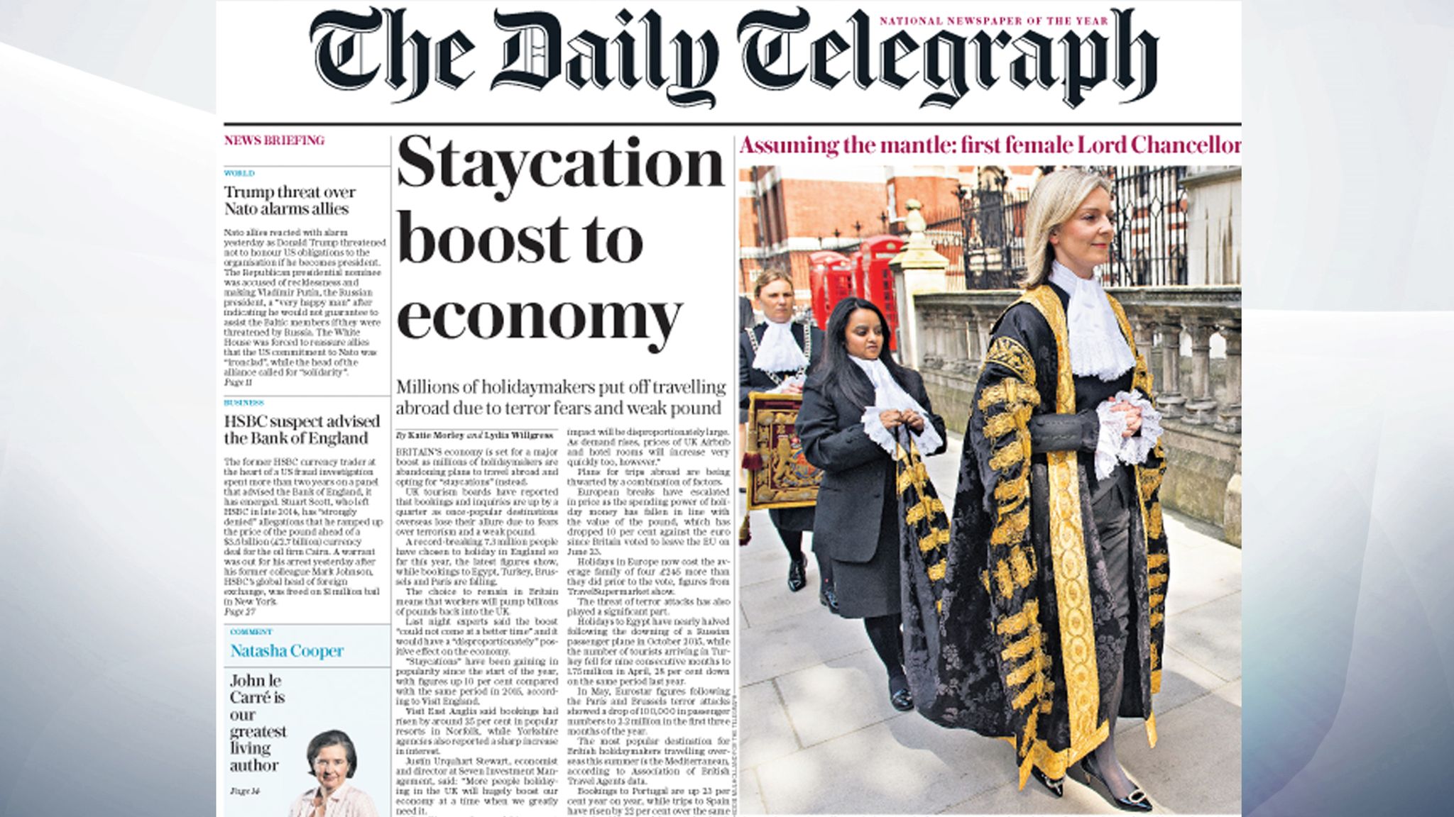 Friday's Newspaper Front Pages | UK News | Sky News