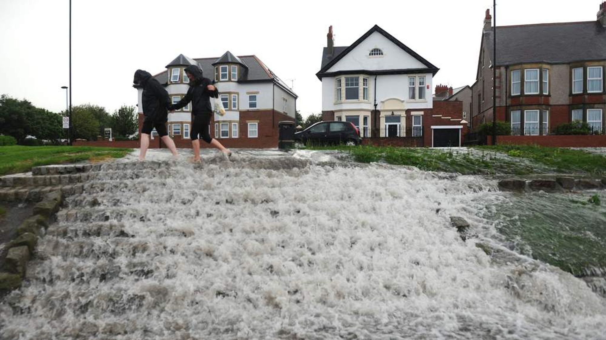 Flood Fears: One Month's Rainfall In Two Days | UK News | Sky News